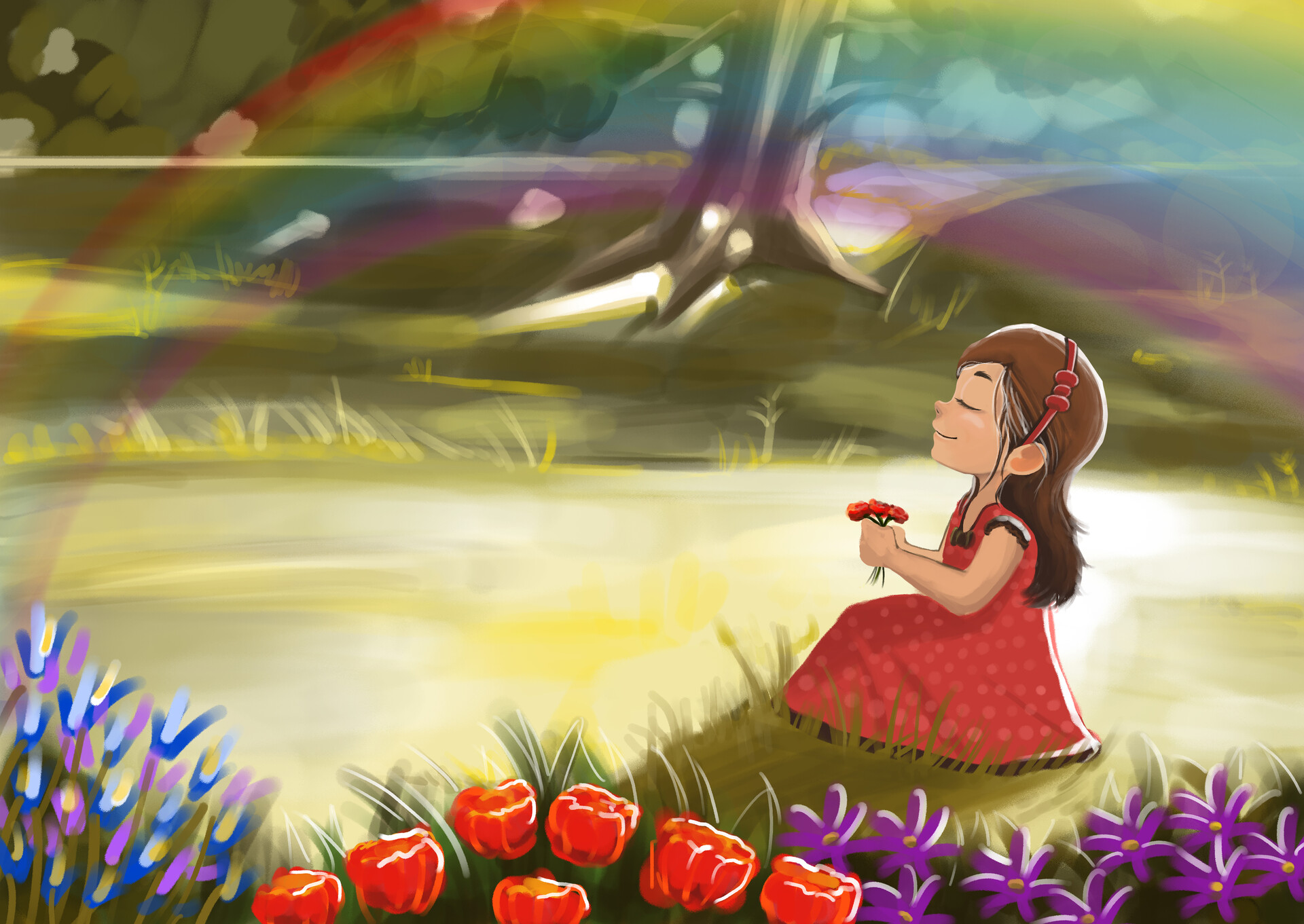 ArtStation - Commission for a co-Artist "Ang Batang Bulag/Si Melay ...