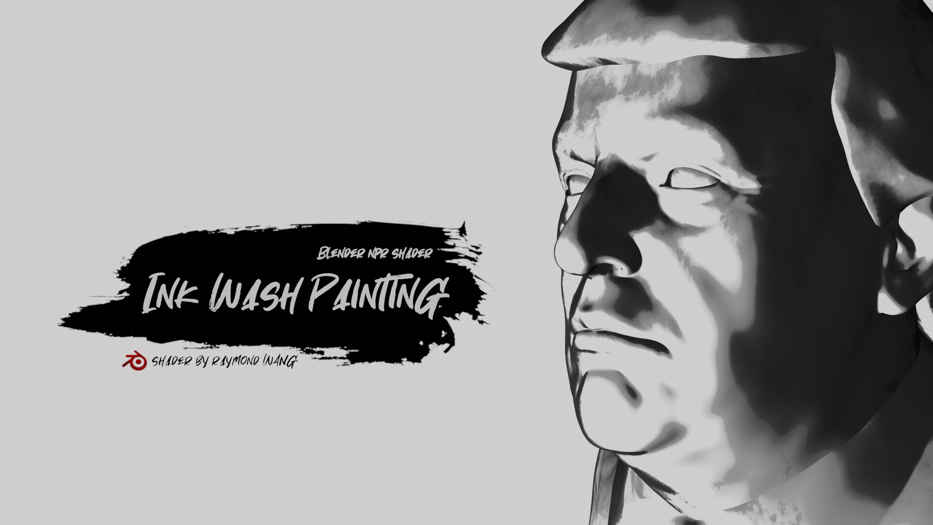 ArtStation - Blender Shader : Ink Wash Painting Fully Procedural Version