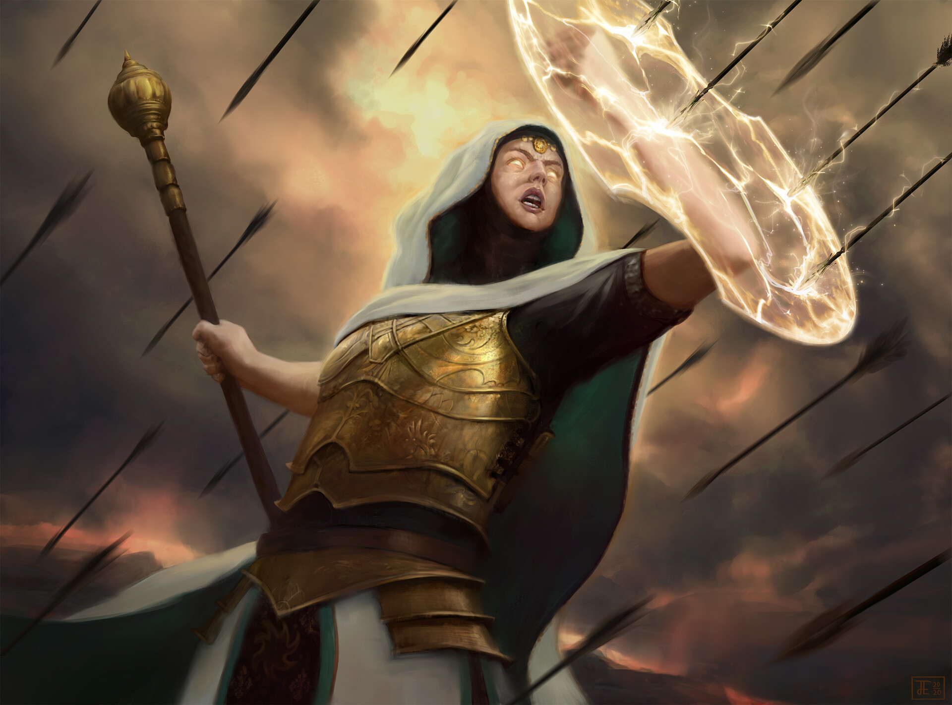 ArtStation - Cleric Card Art