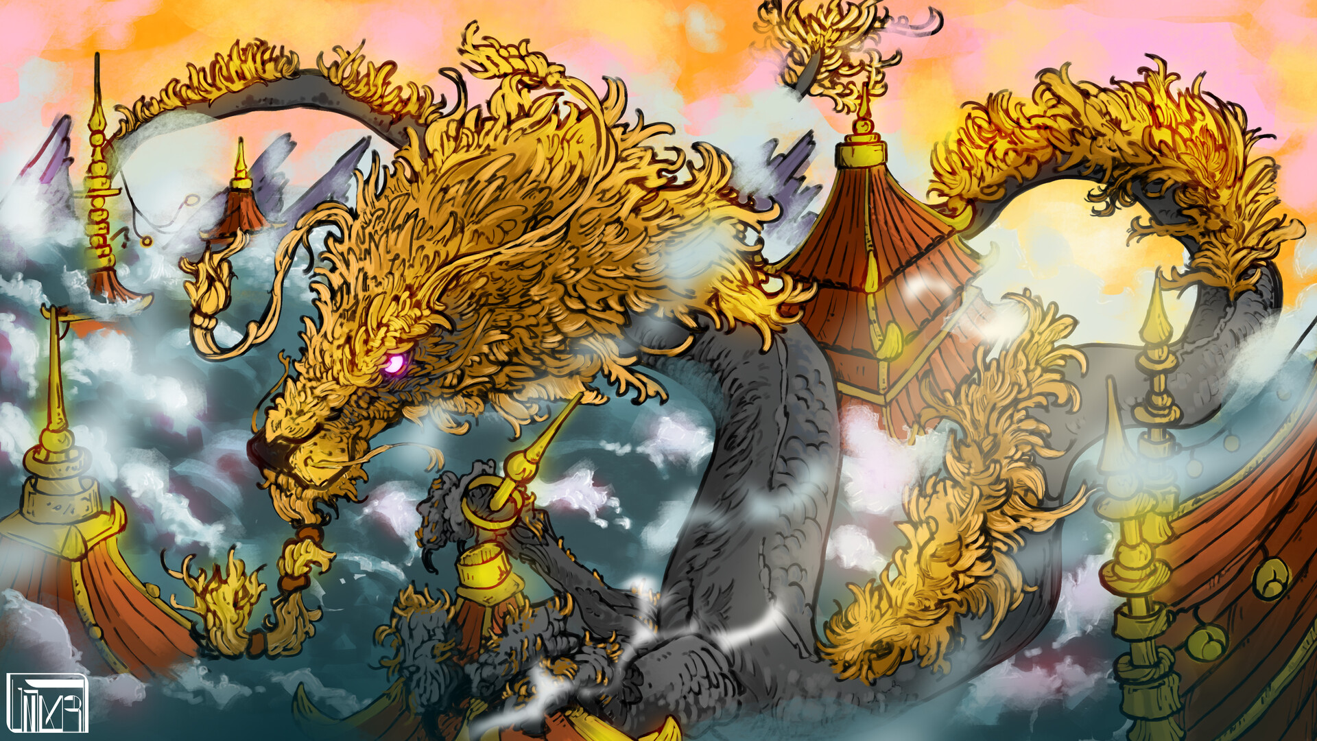 ArtStation - Luòri, God of Dusk