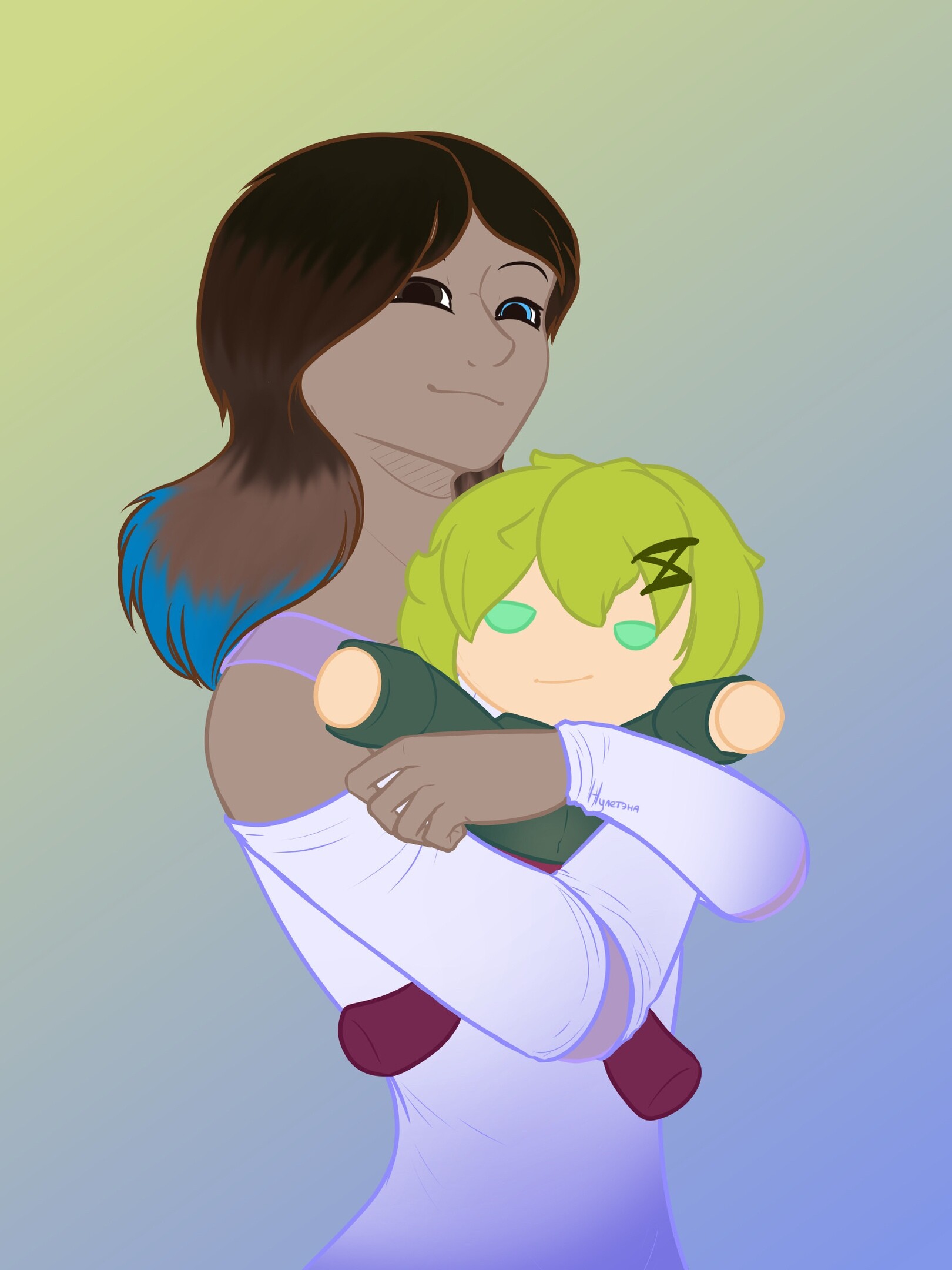 ArtStation - Neo with a toy