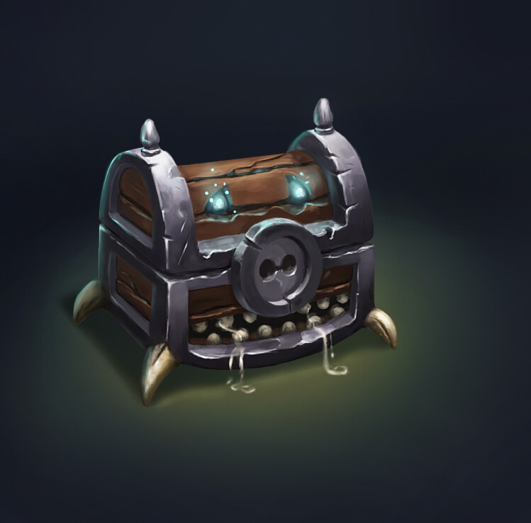 ArtStation - scared chest