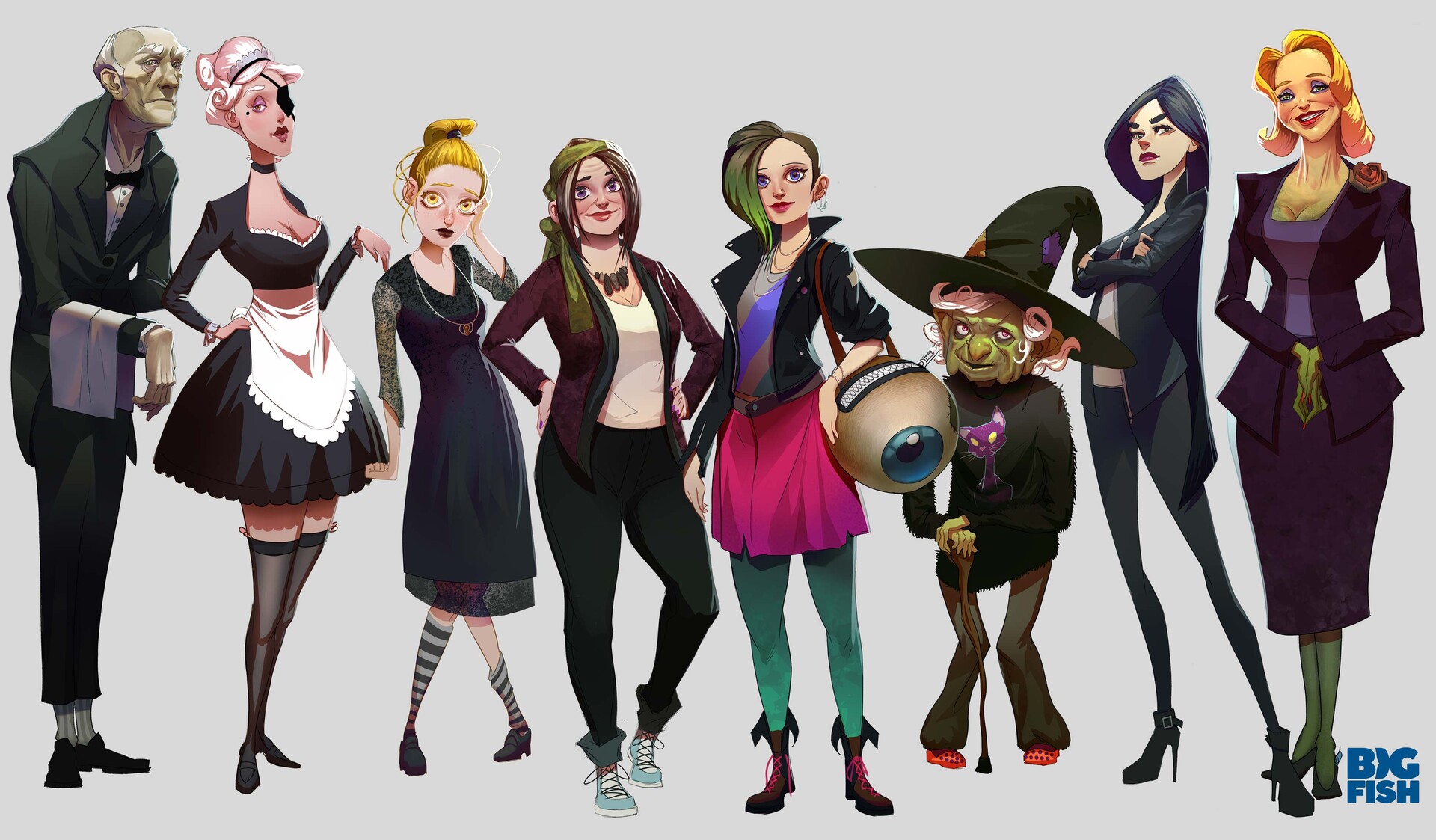 ArtStation - Babysitters Coven Characters