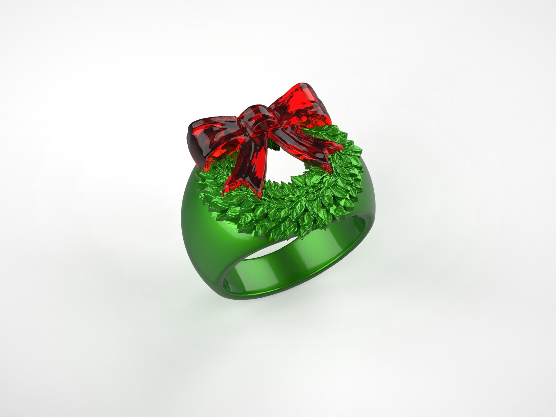 ArtStation - Santa Claus Christmas Ring