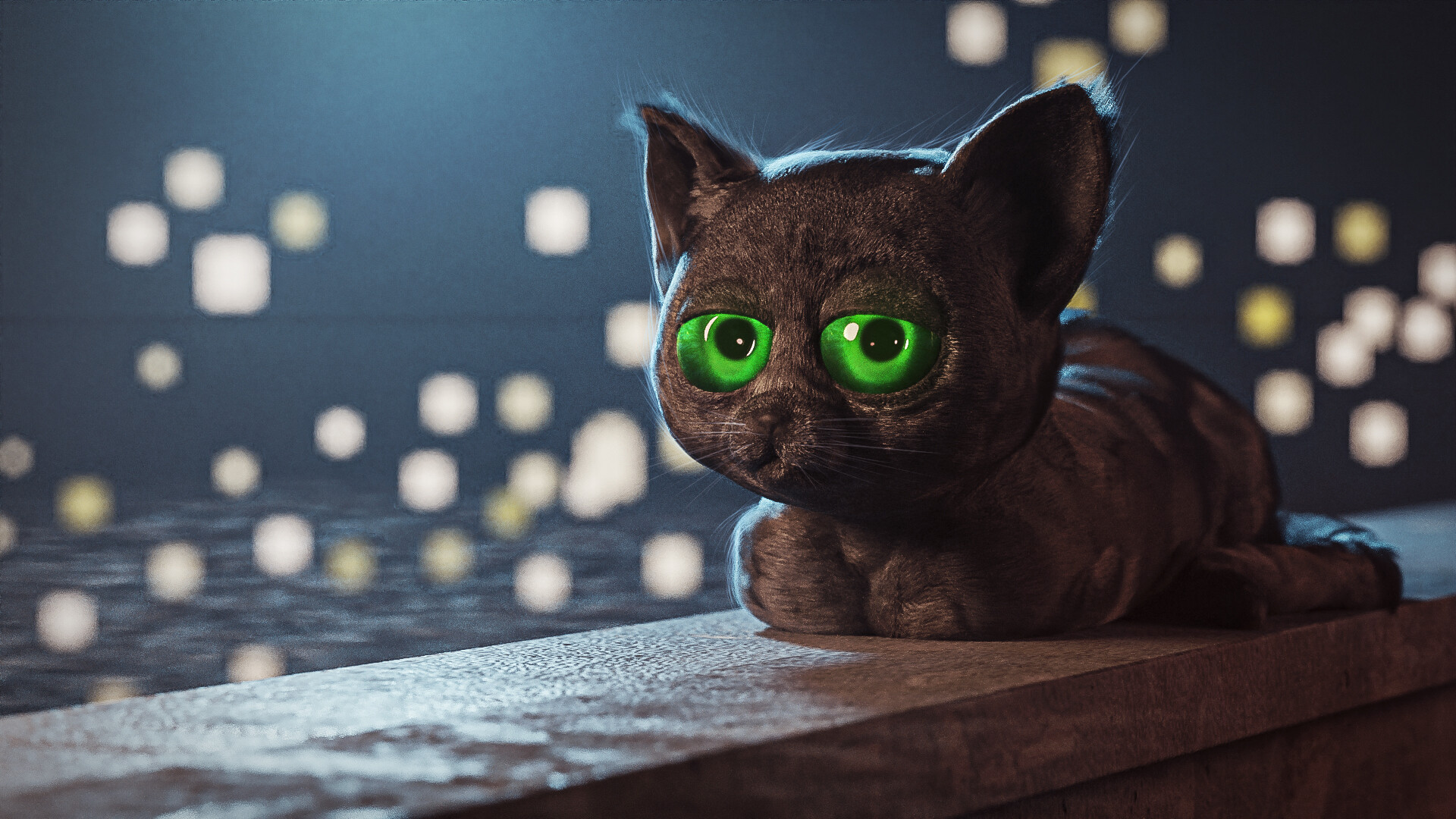 ArtStation - Stray cat, Modeling and fur studies
