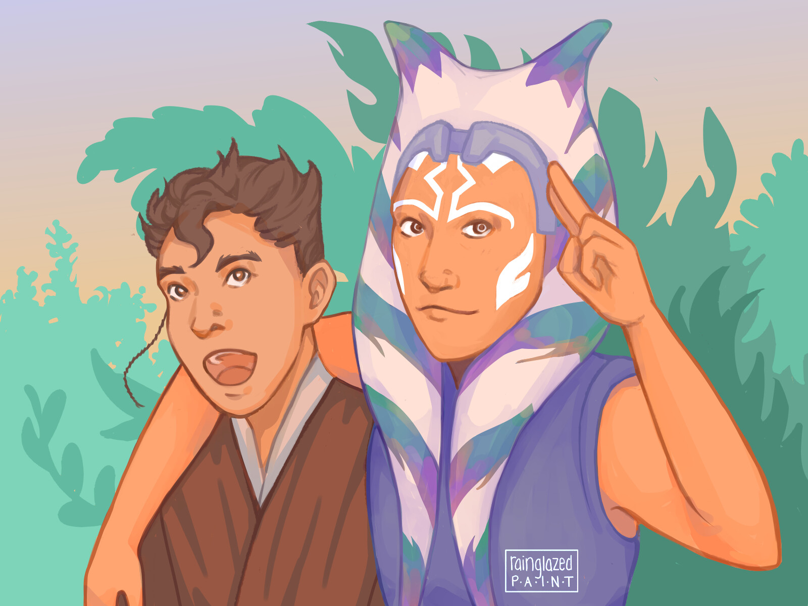 ArtStation - Caleb and Ahsoka