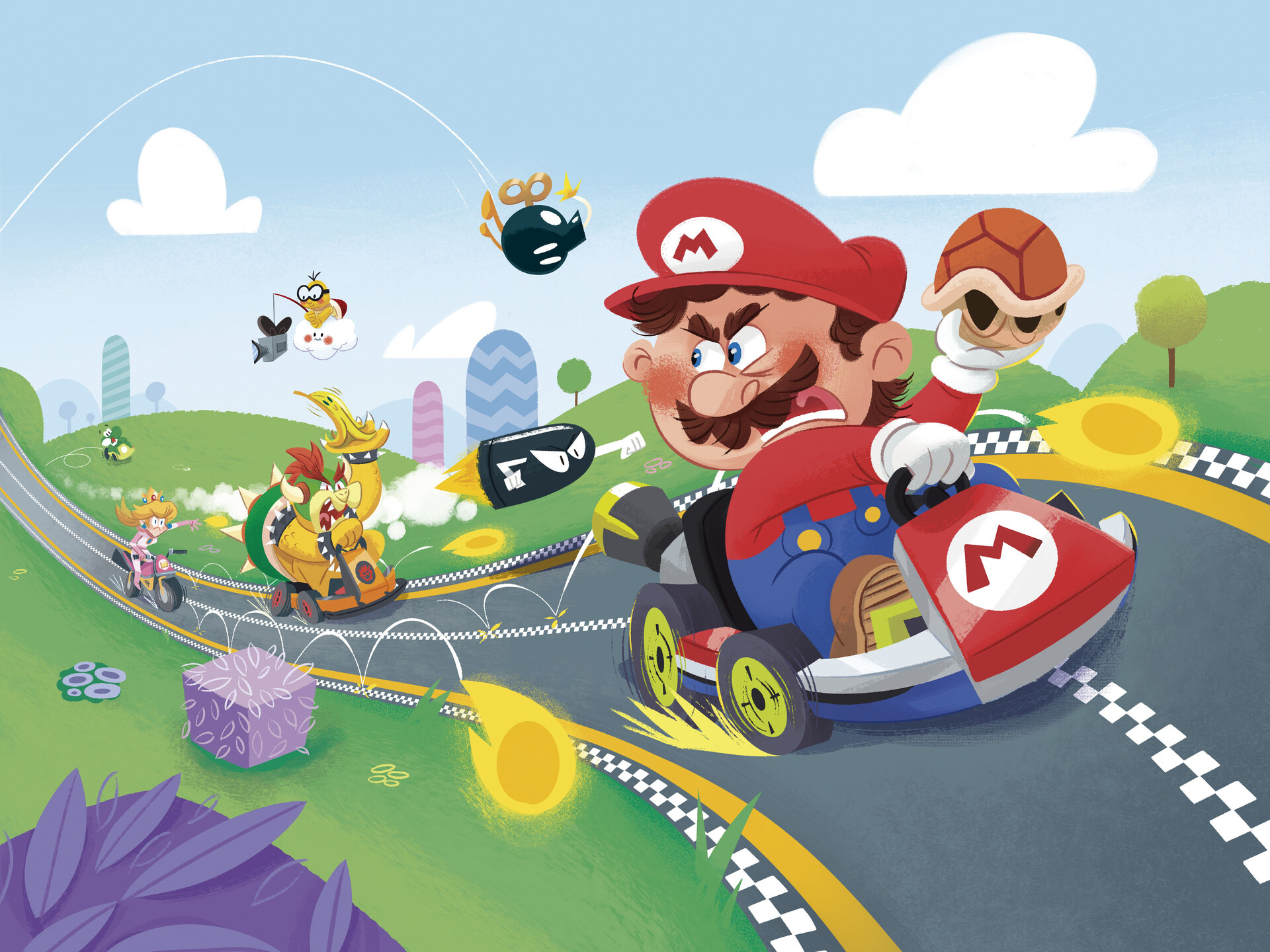 ArtStation - Mario Kart Fanart