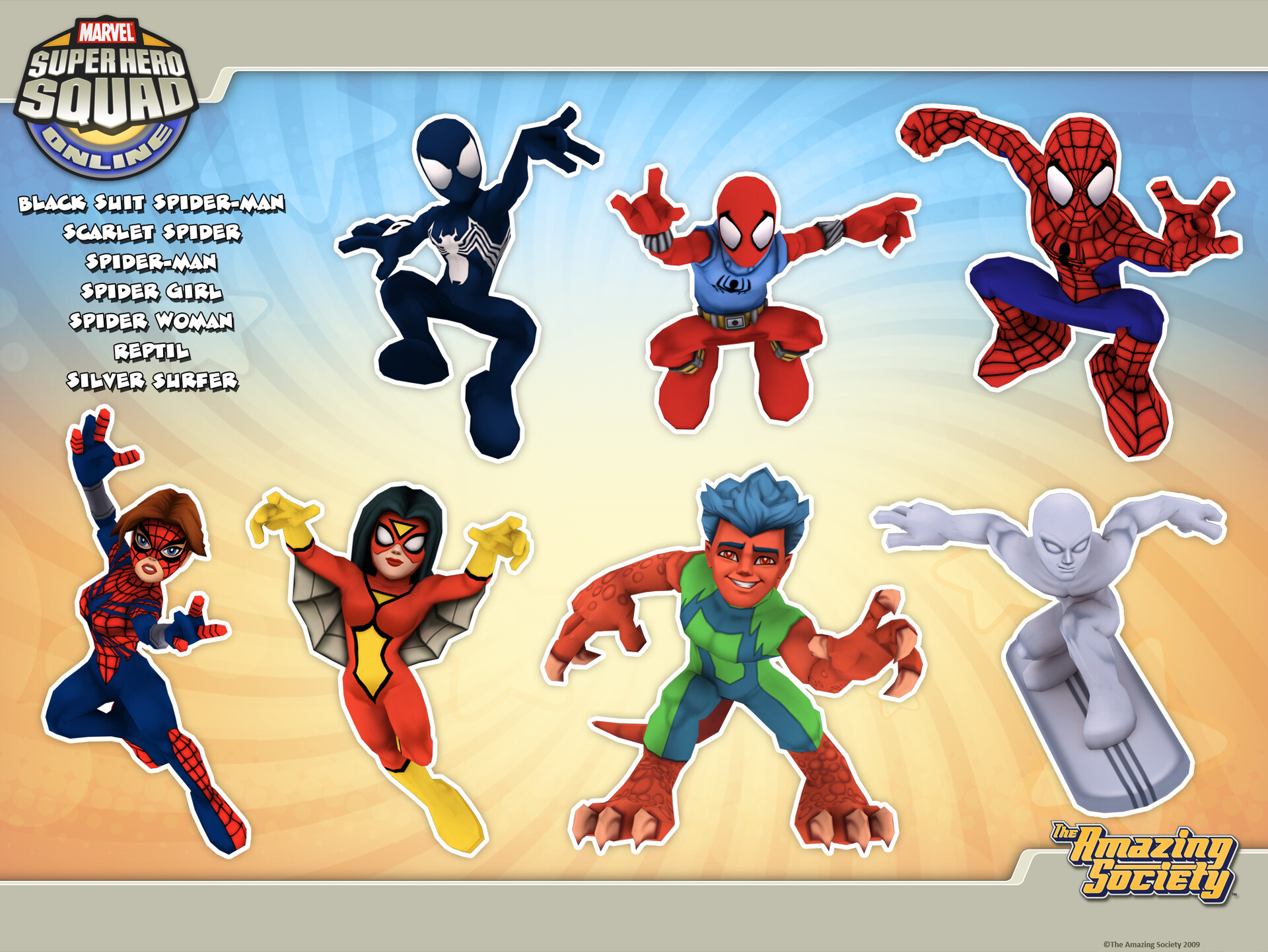 Marvel Super Hero Squad Online Characters