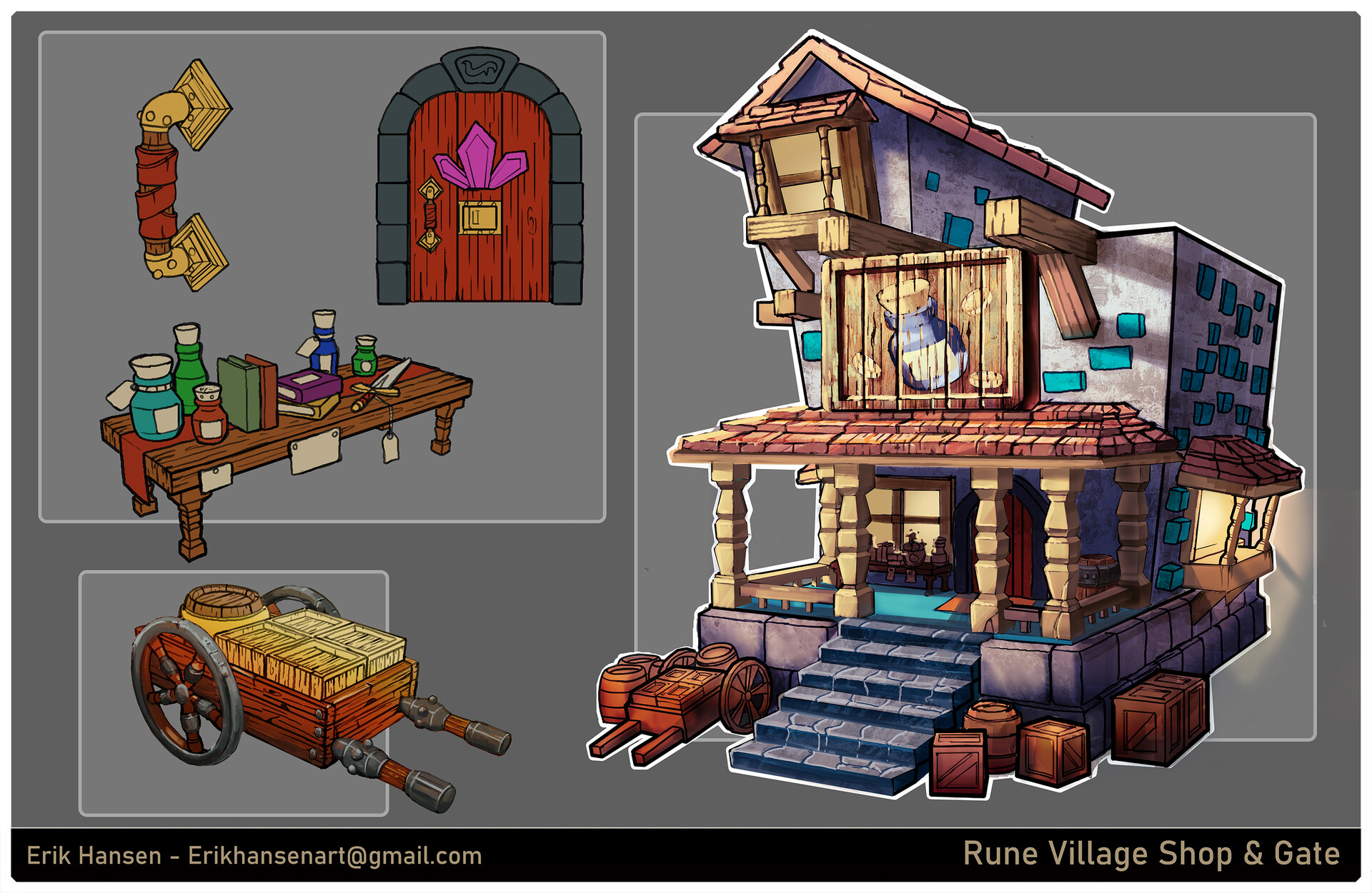 ArtStation - Shop Exterior