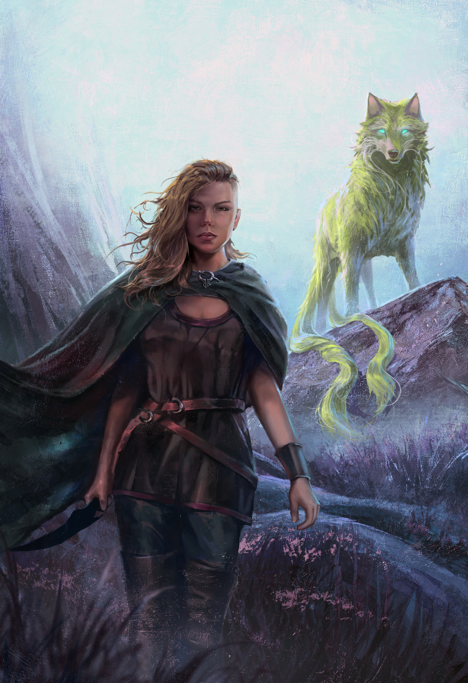 ArtStation - -Stones of Light- Fantasy Book Cover