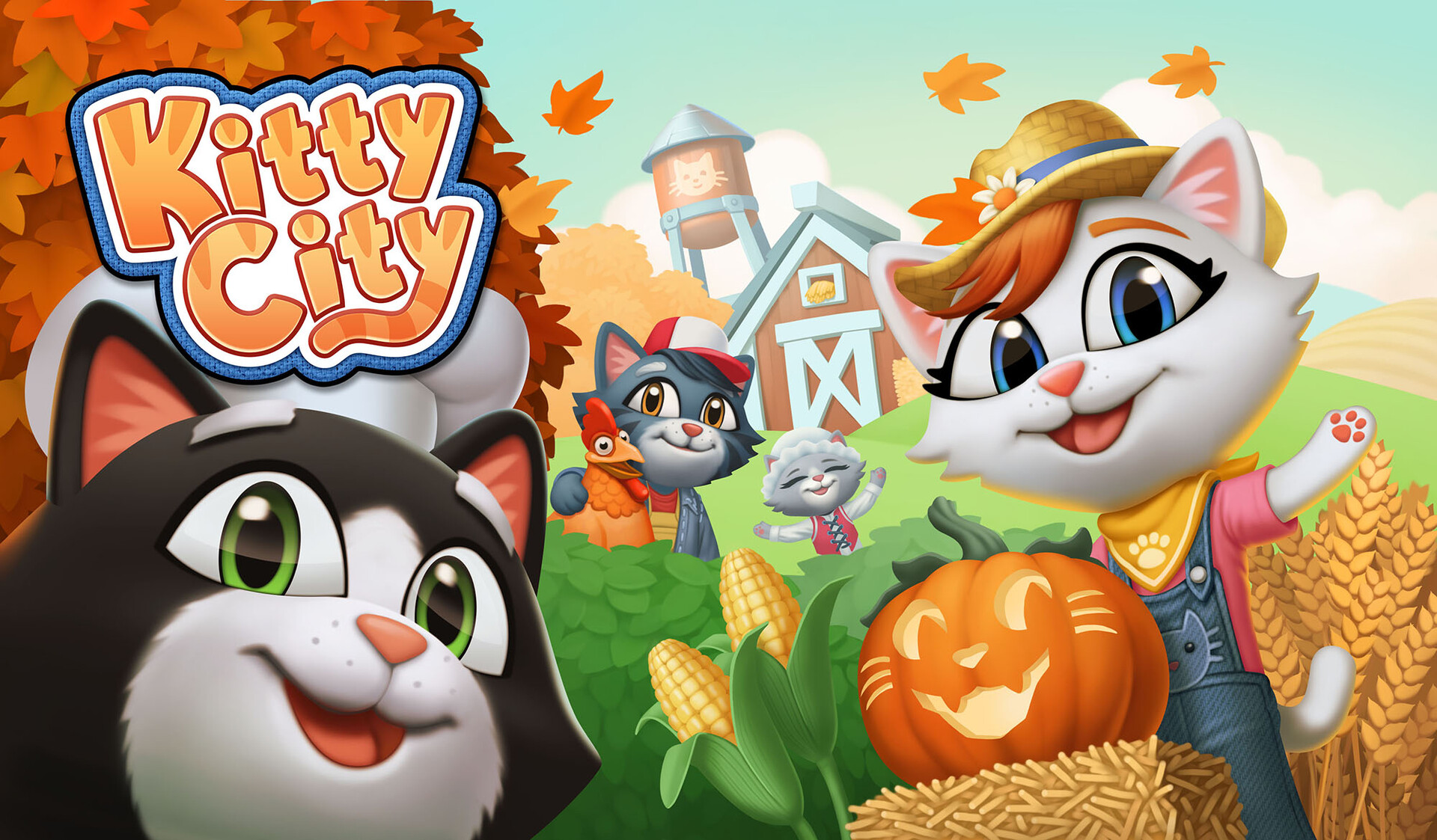 ArtStation - Kitty City Mobile Game Art - Characters and Environments