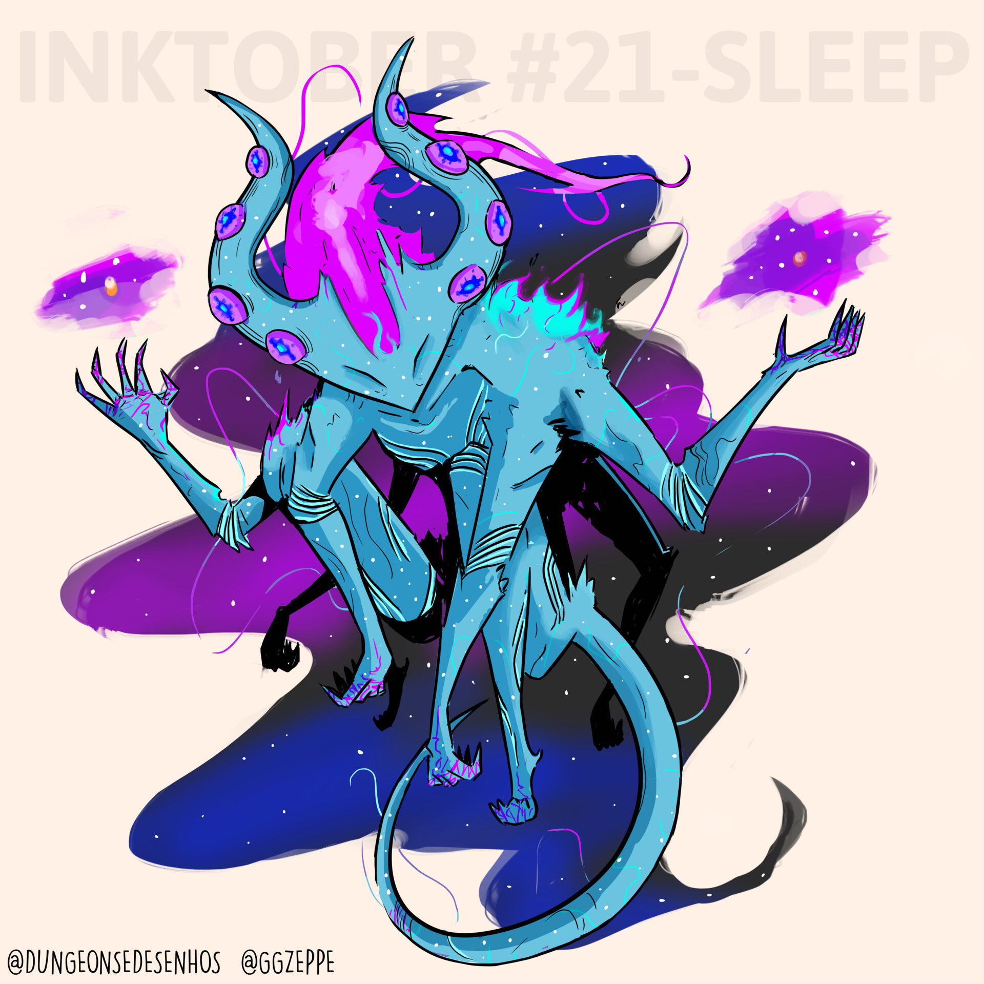 ArtStation - Inktober #21 - Sleep