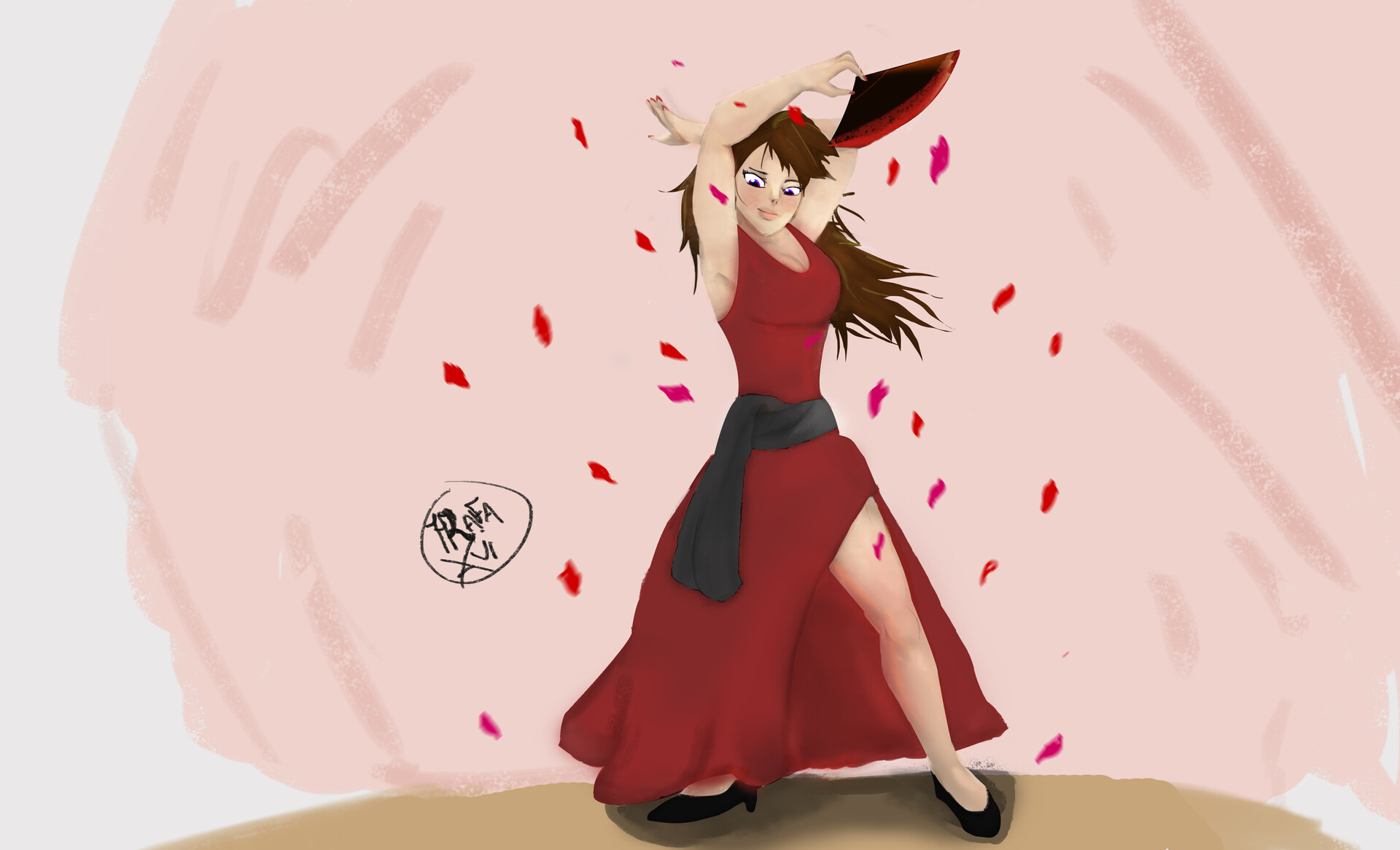 ArtStation - FLAMENCO ROSES