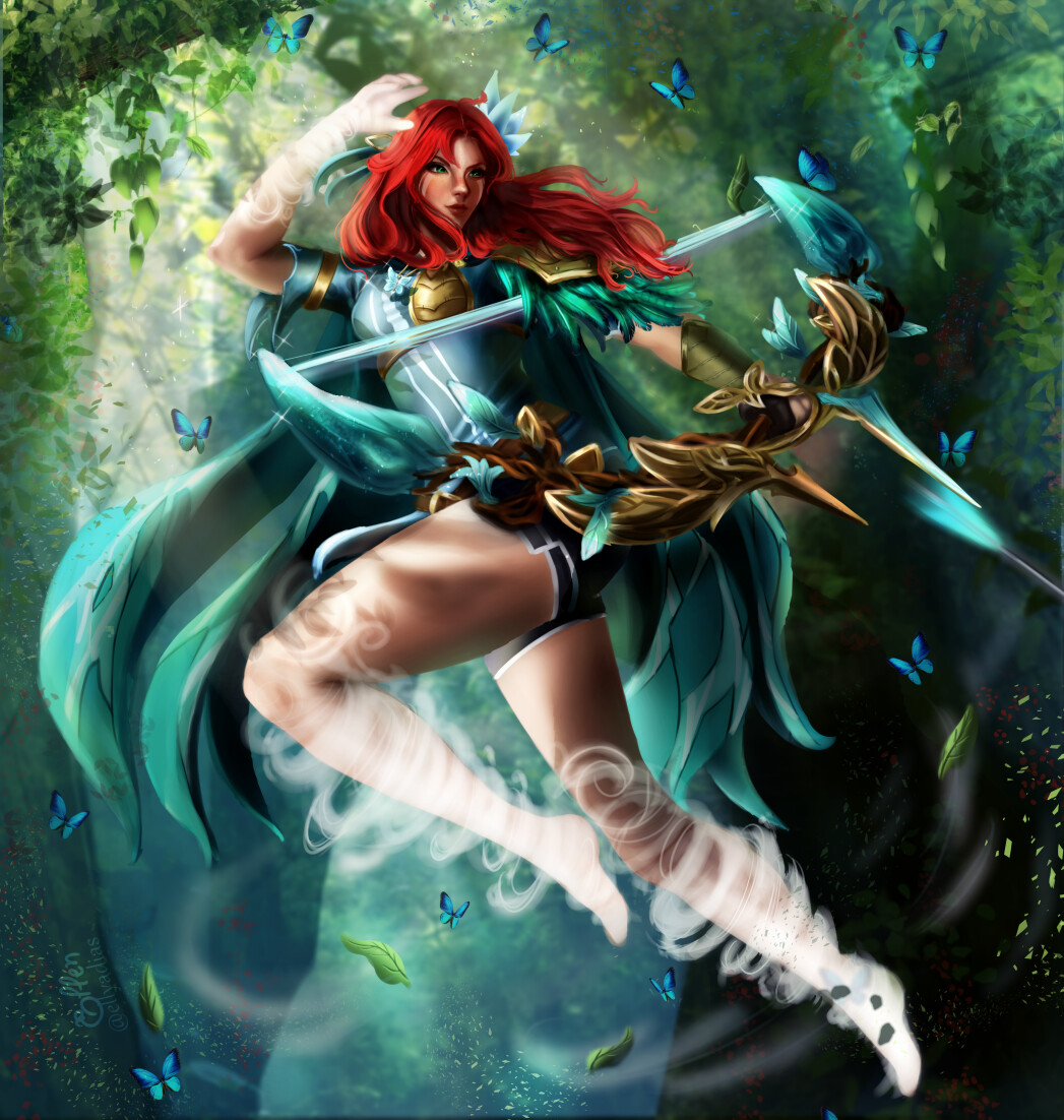 ArtStation - Windranger Arcana fanart