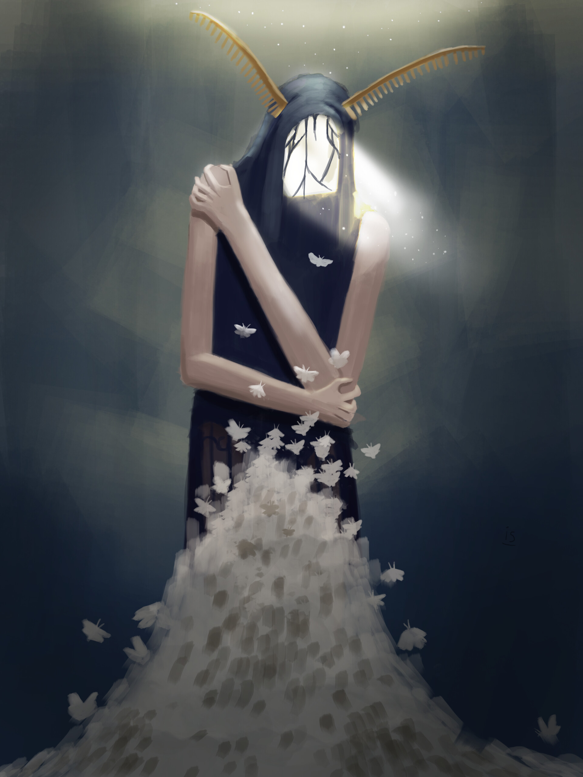 ArtStation - Moth Lady