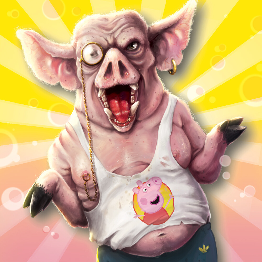 ArtStation - Daddy pig