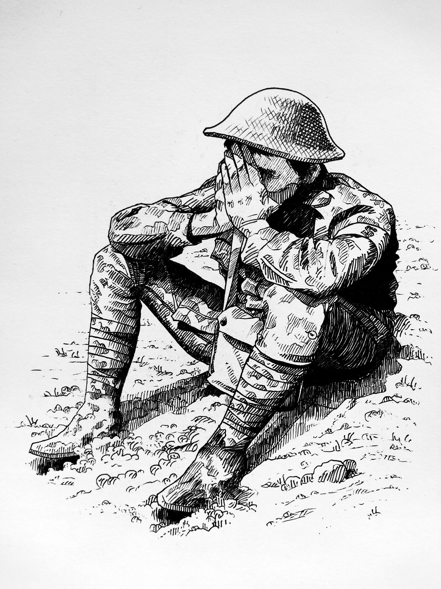 ArtStation - Man in the mud