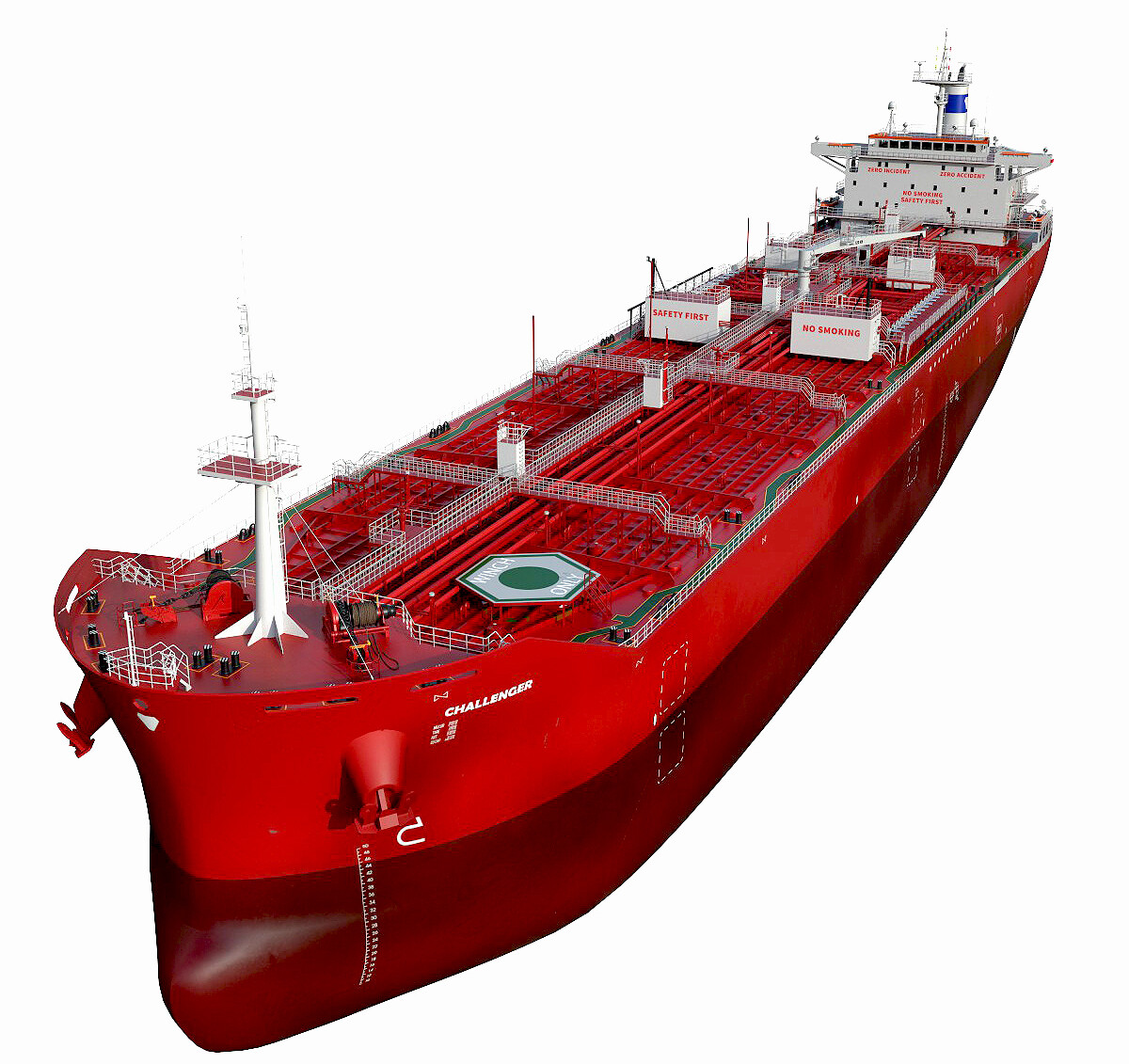 ArtStation - Oil Products Tanker Red