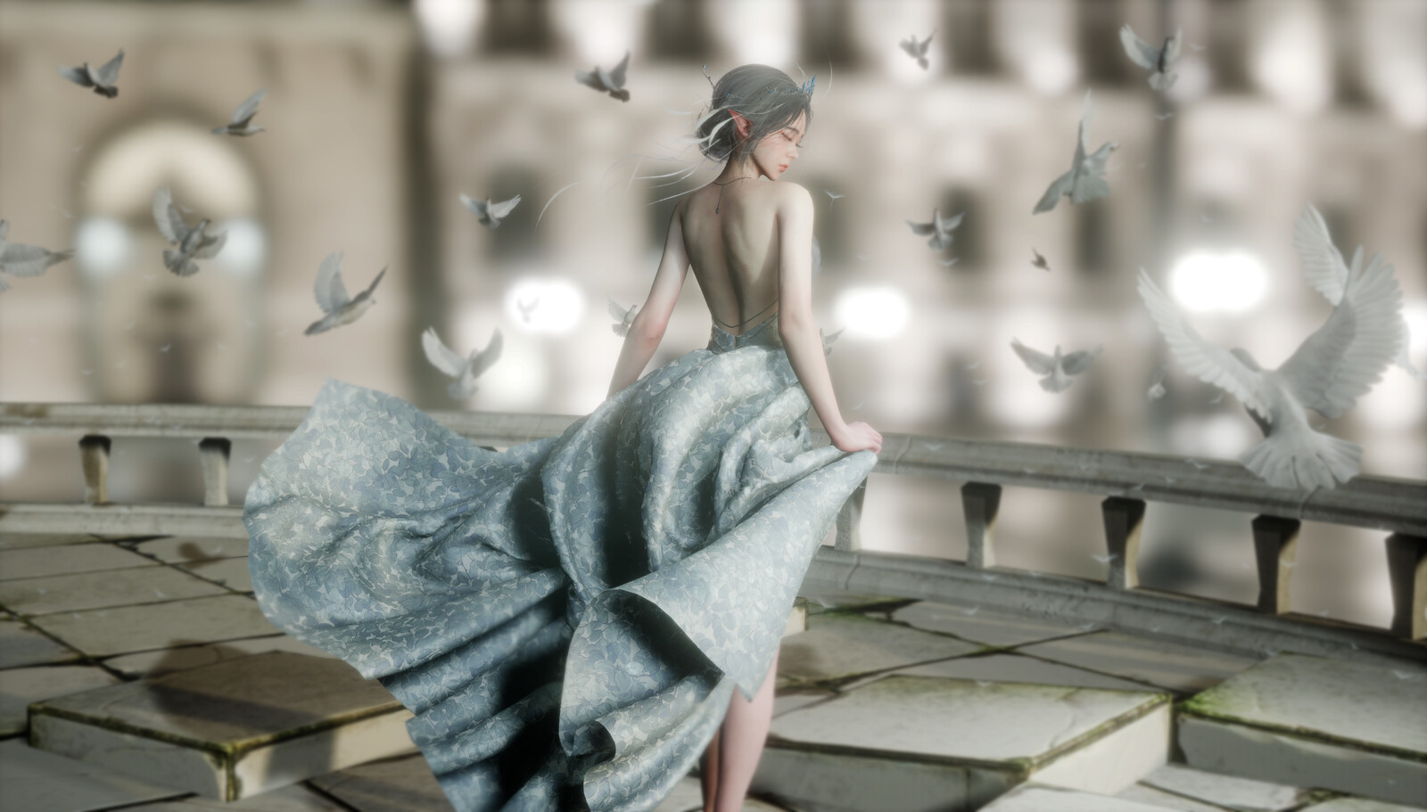 LEE GH - WLOP - Ice Princess 3D FanArt