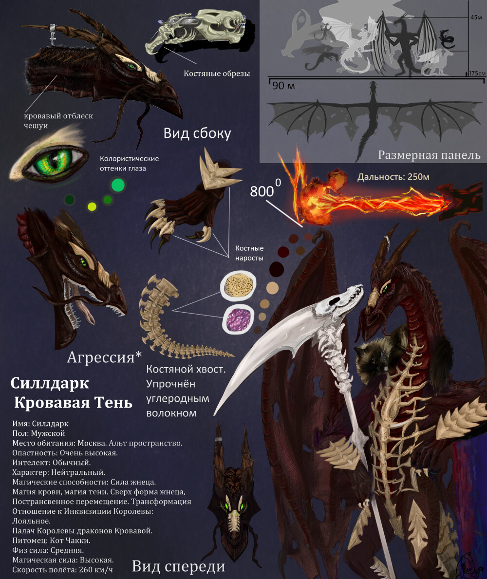 ArtStation - Silldark Dragon Bloody Shadow Reaper