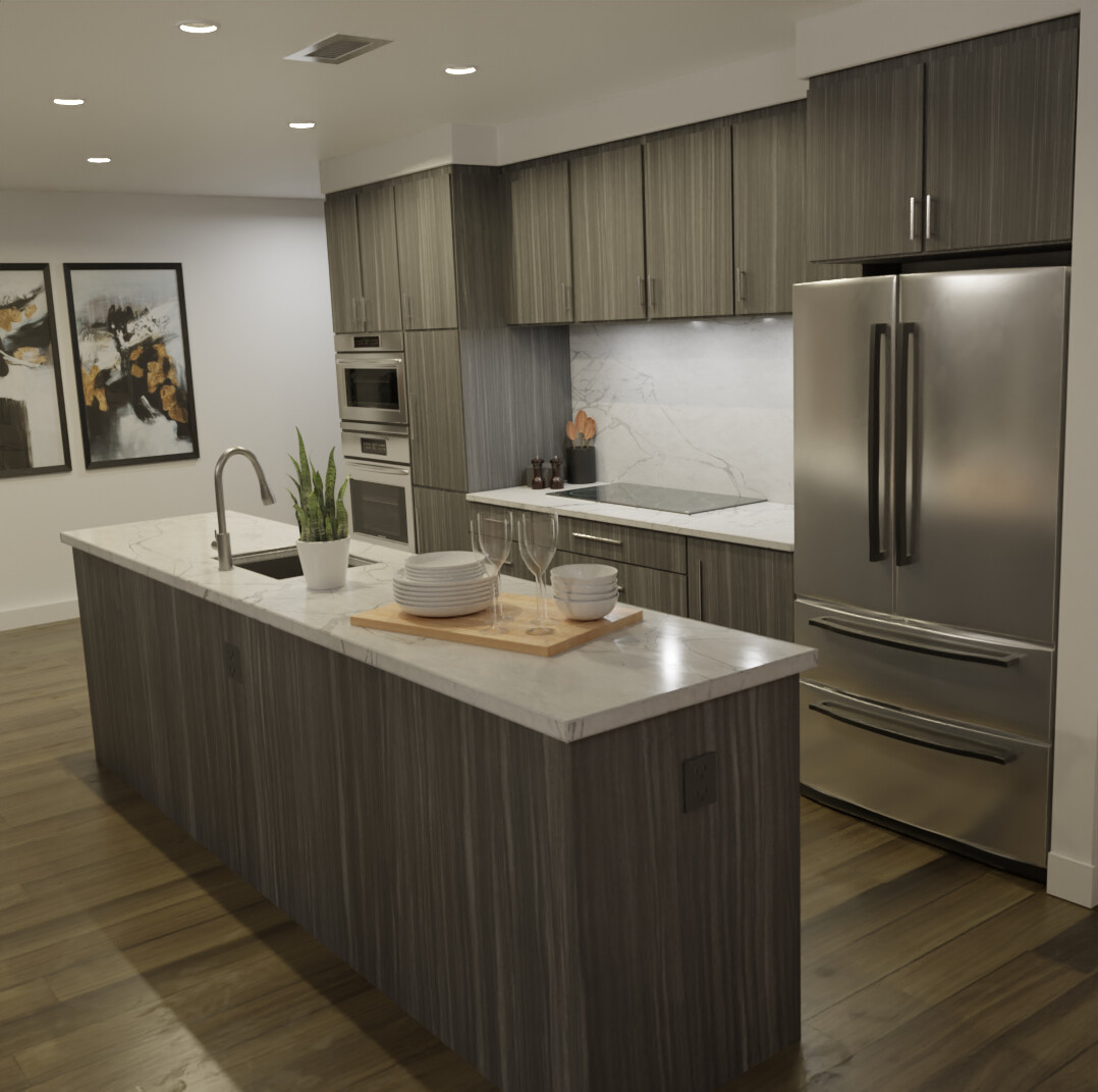 ArtStation - Modern kitchen