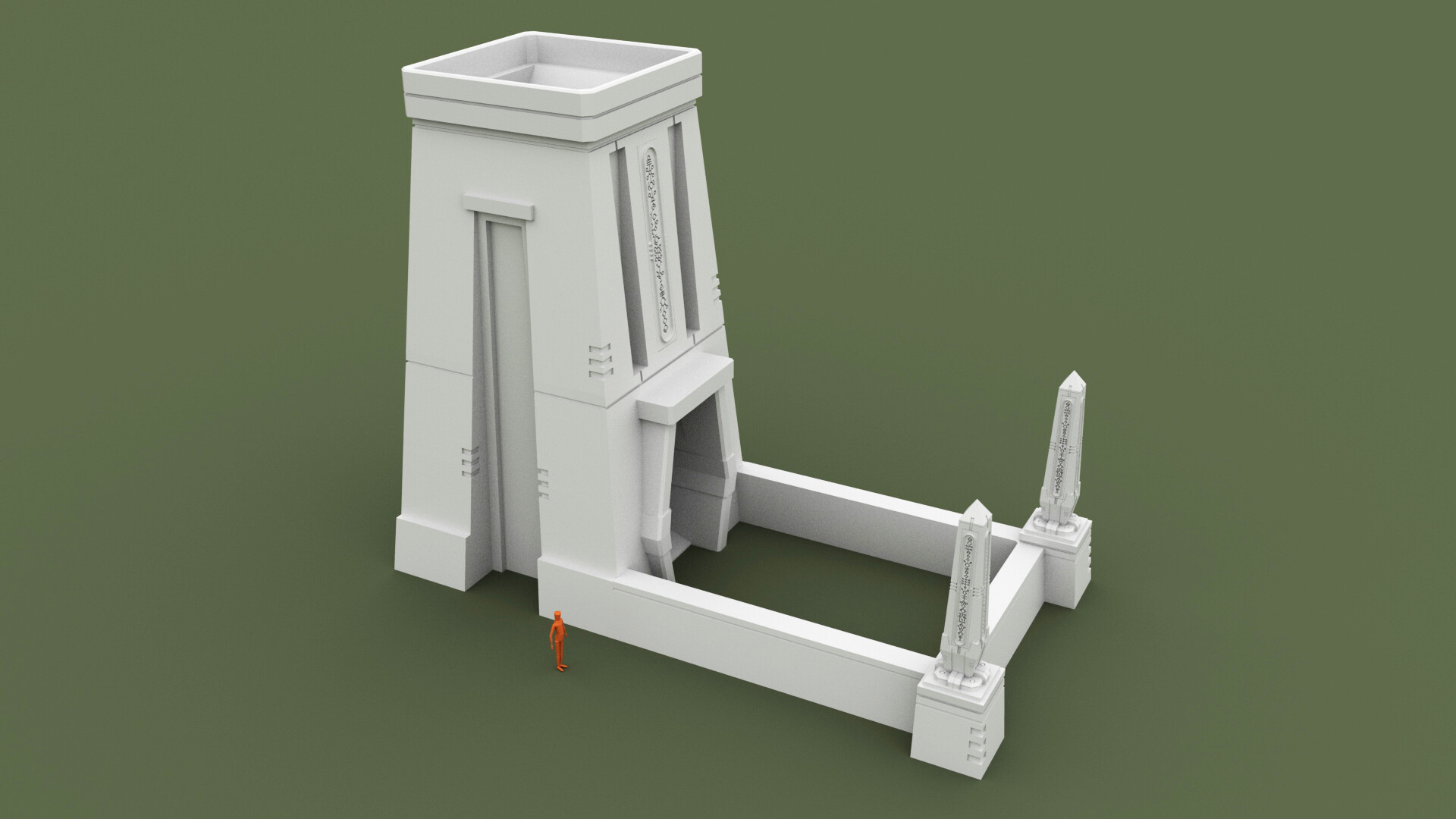 ArtStation - Necron Tomb Complex Dice Tower