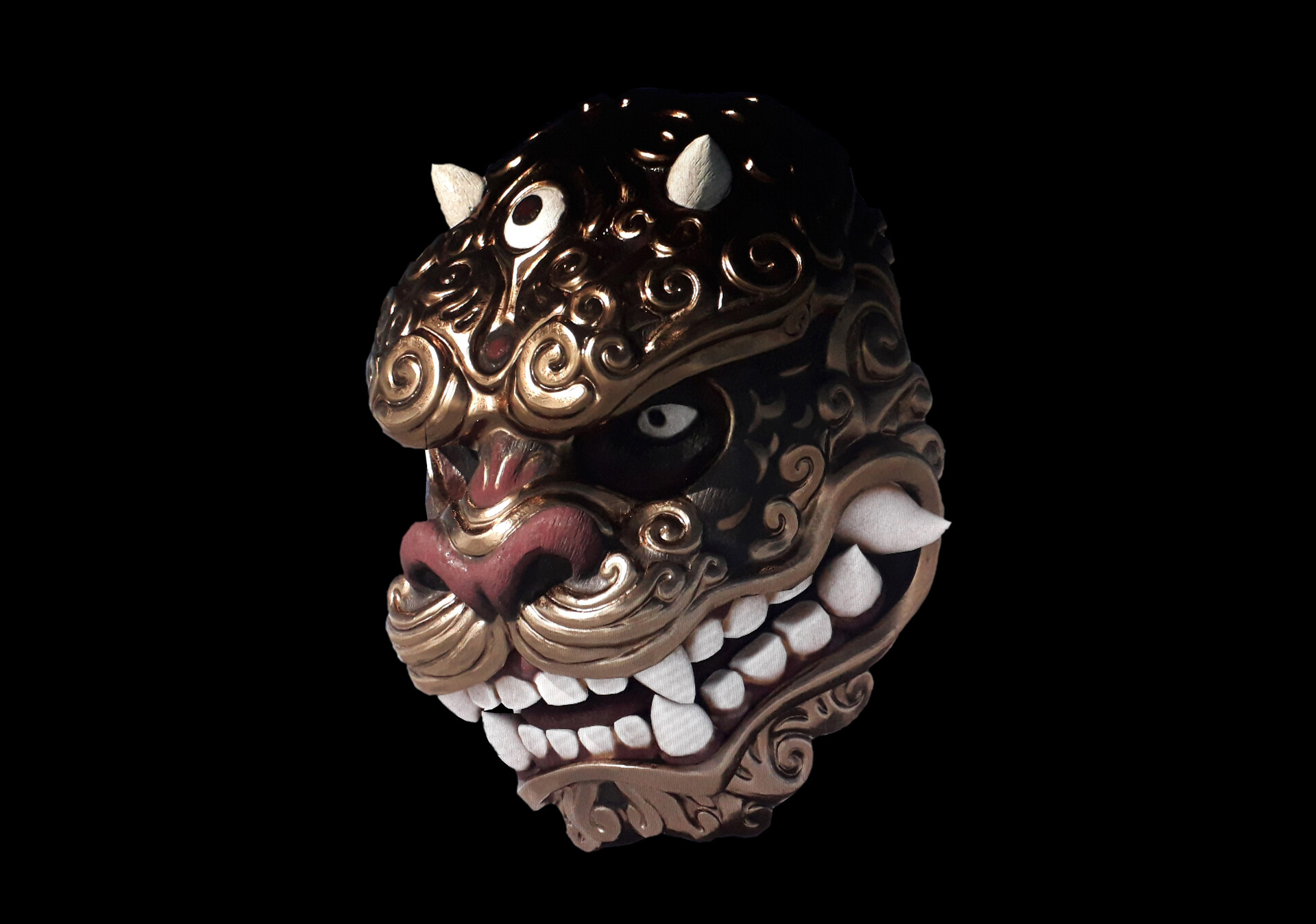 ArtStation - Japanese mask