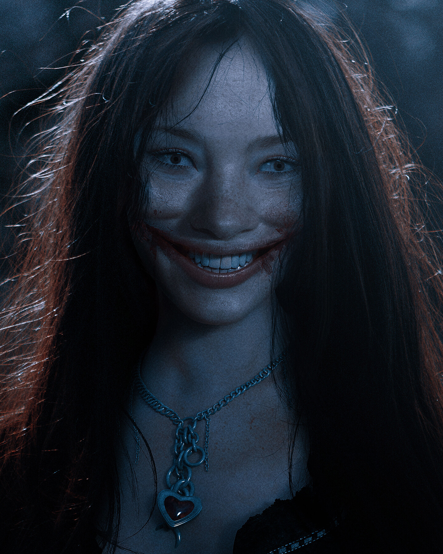 ArtStation - Kuchisake Onna.