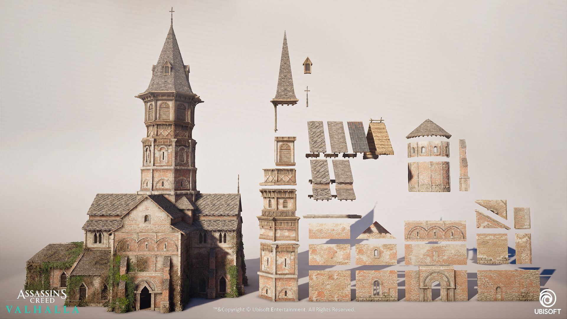 Olivier Carignan - Assassin's Creed Valhalla - Saxon Churches Modular Kit