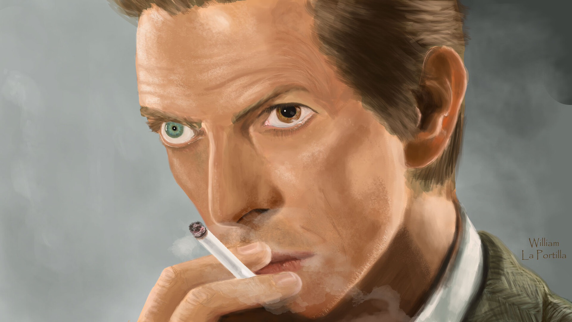 ArtStation - David Bowie - Practice drawing