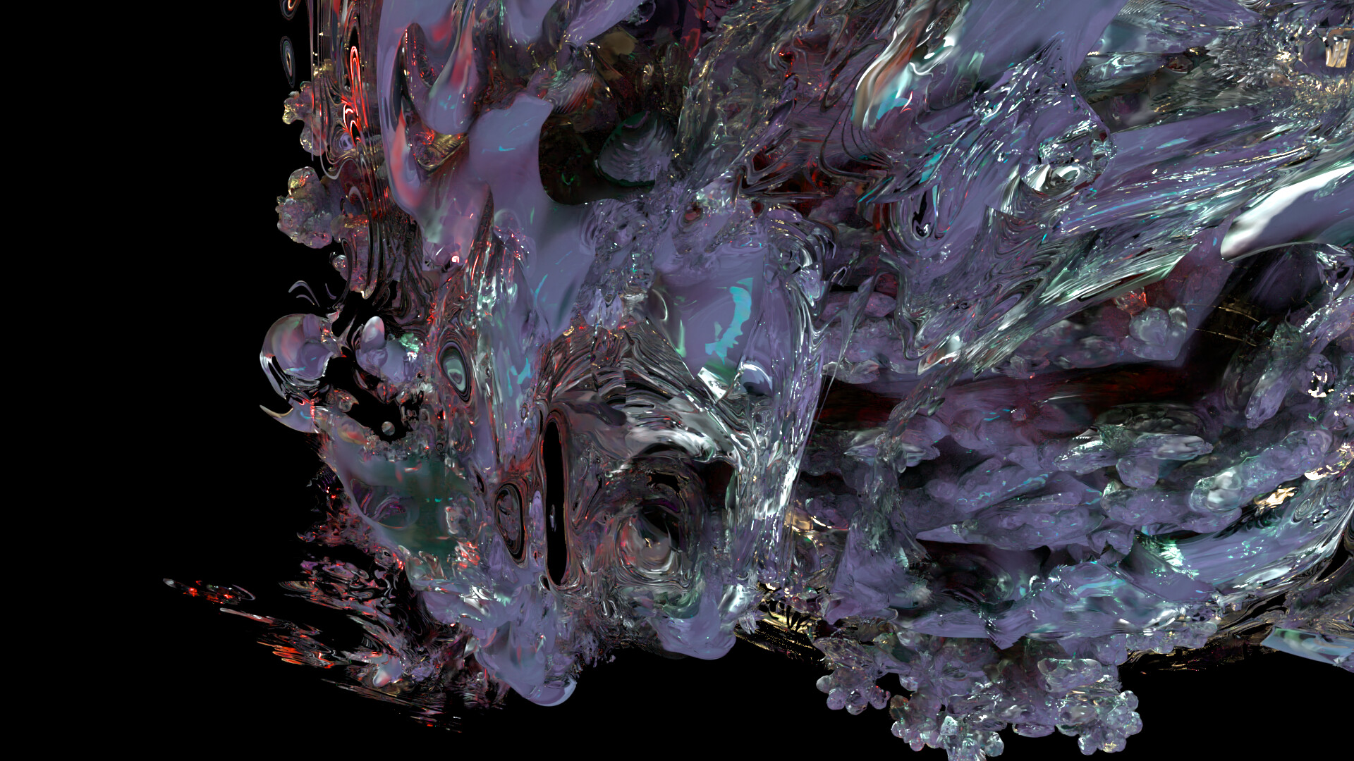 Ben Berke-Halperin - Vectron Fractal Audio-Driven Animation - Music by Pirl