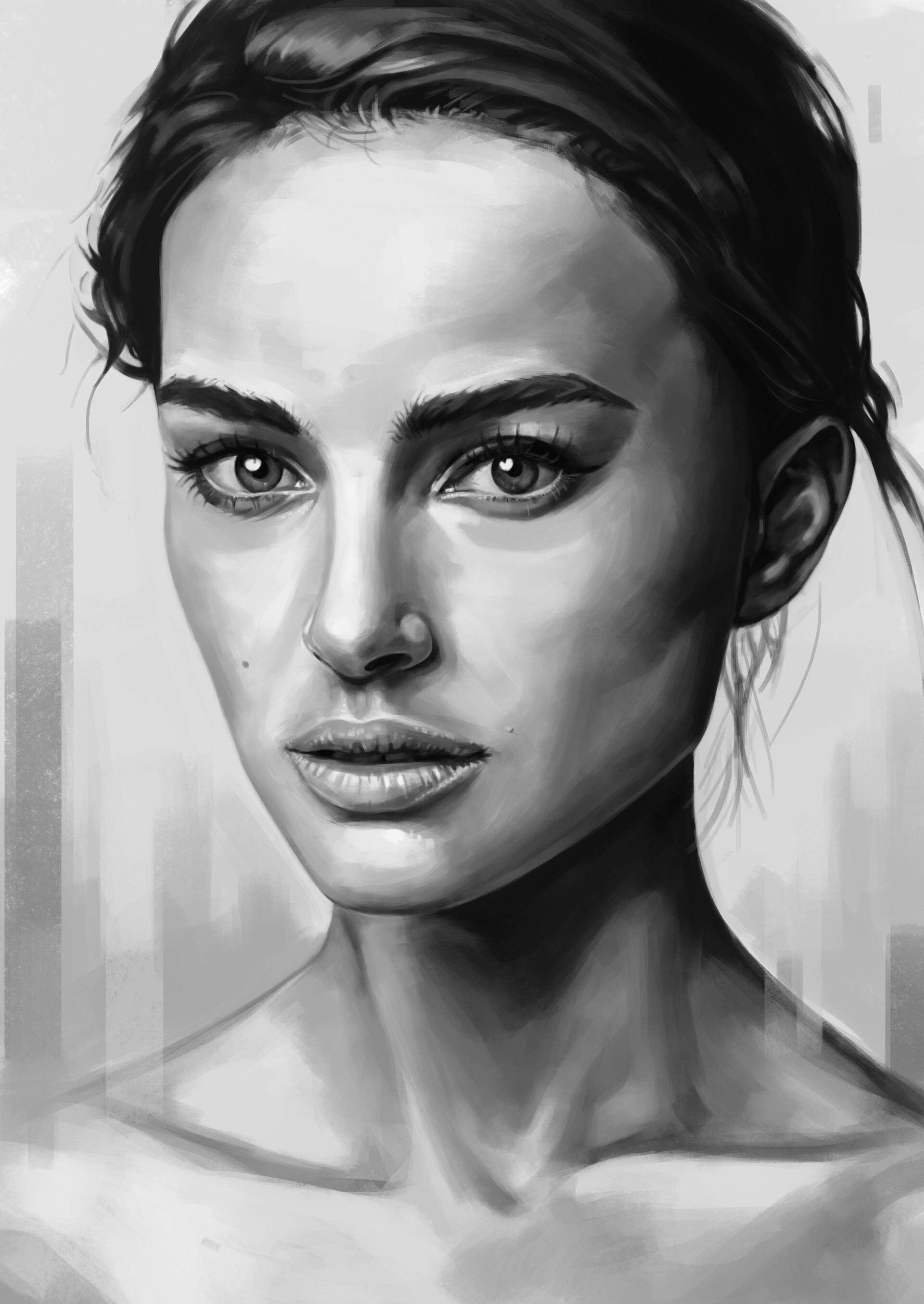 ArtStation - Natalie Portman Portrait Study