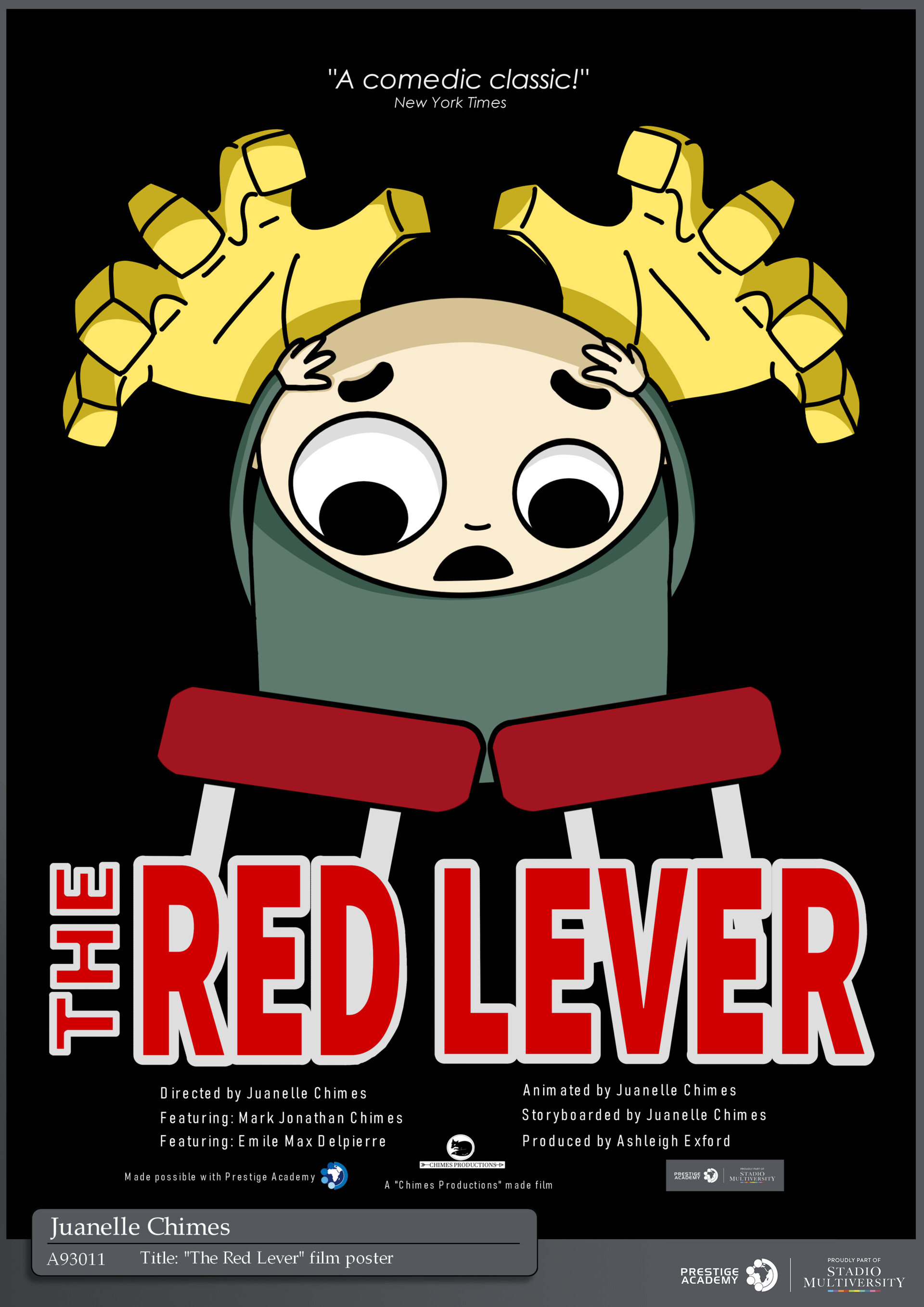 ArtStation - 19 "The Red Lever" film poster