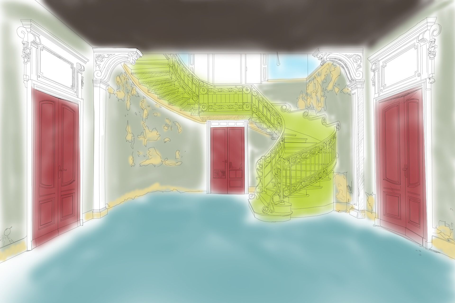 Taegen Catlin - Backgrounds for Text Adventure