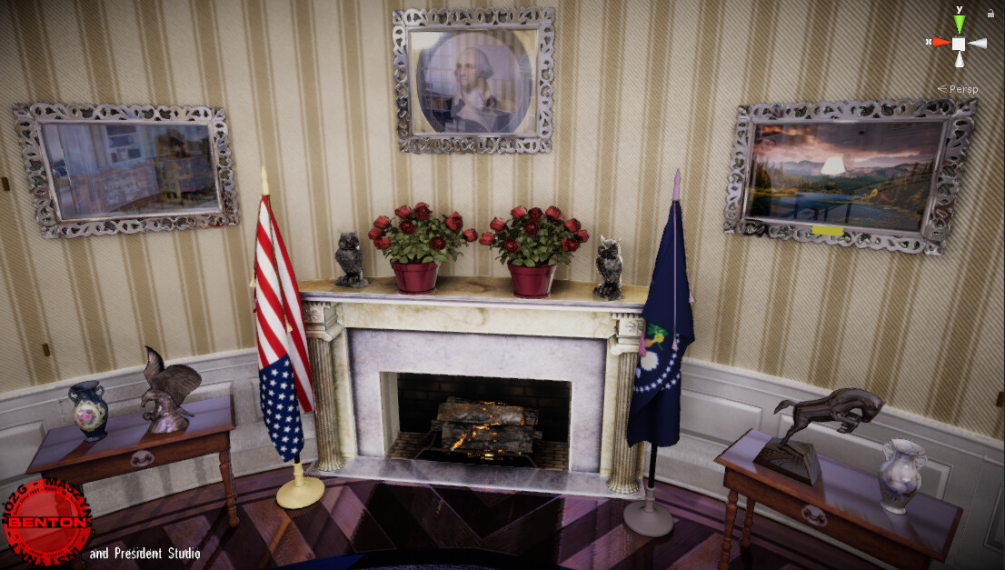 ArtStation - President game - Oval Office