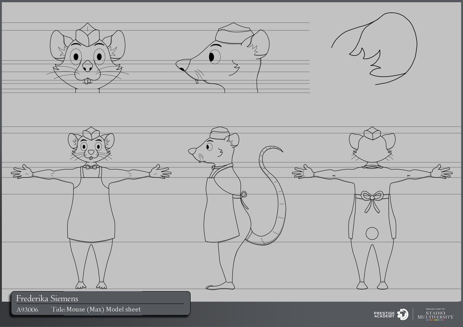 Frederika's Art & Animation - Semester 2 Short Film: Character models ...
