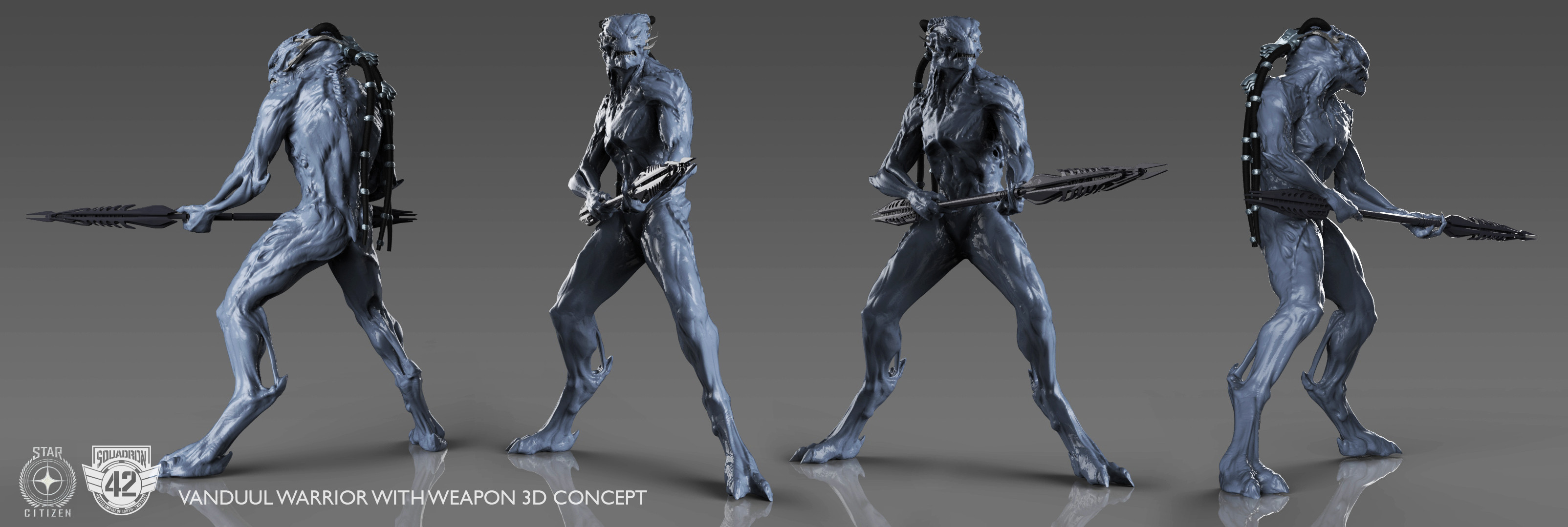 Jonathan Reilly - Star Citizen - Vanduul Concept Sculpt