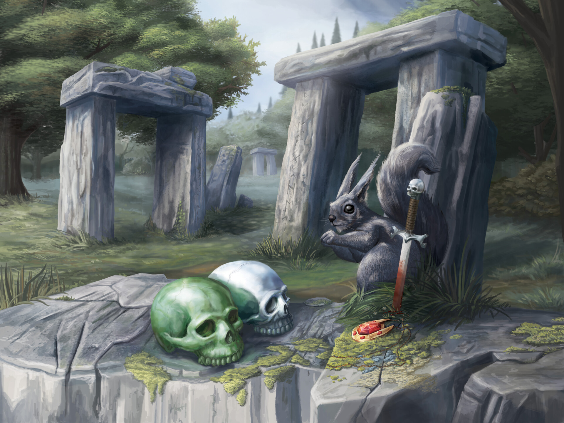 ArtStation - 'The Prophet' Cover Illustration (re-uploaded)