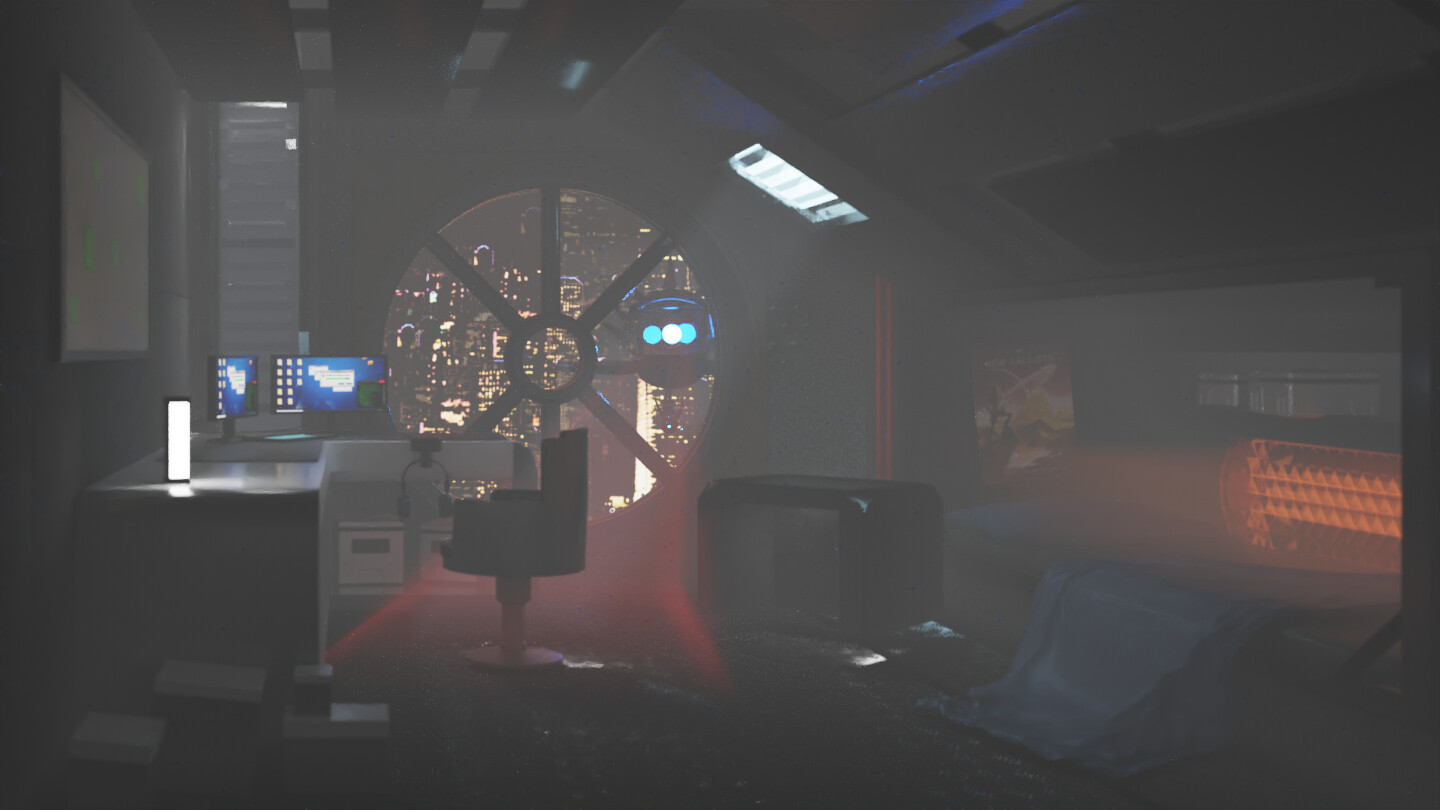 ArtStation - School Project, Sci-fi int.