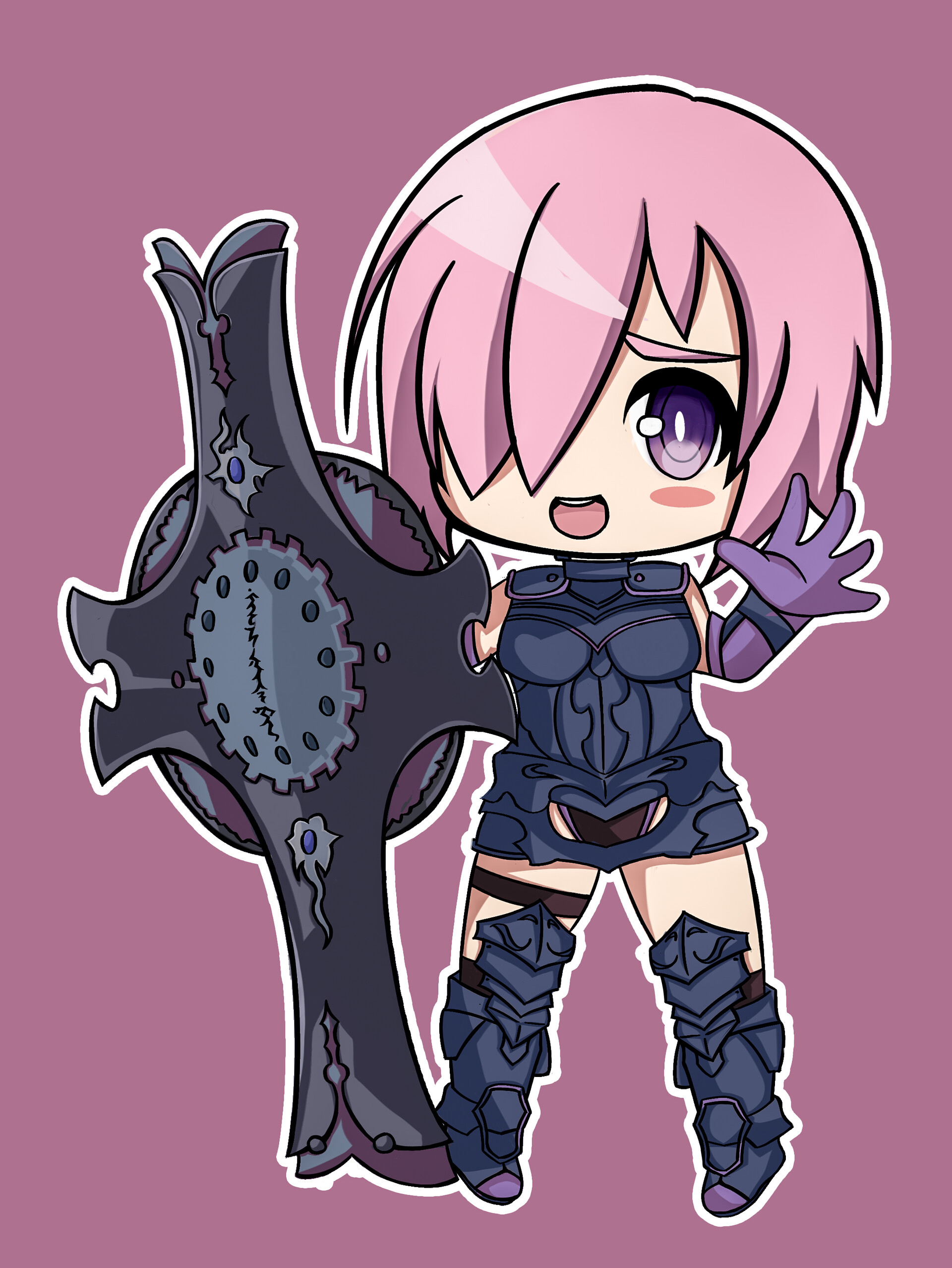 ArtStation - Mini Mashu & Jinako - FGO