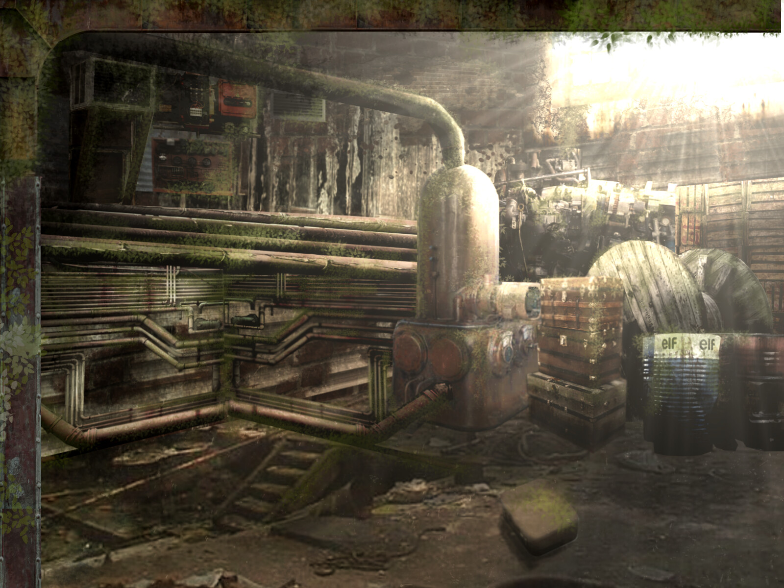 ArtStation - Steampunk Basement