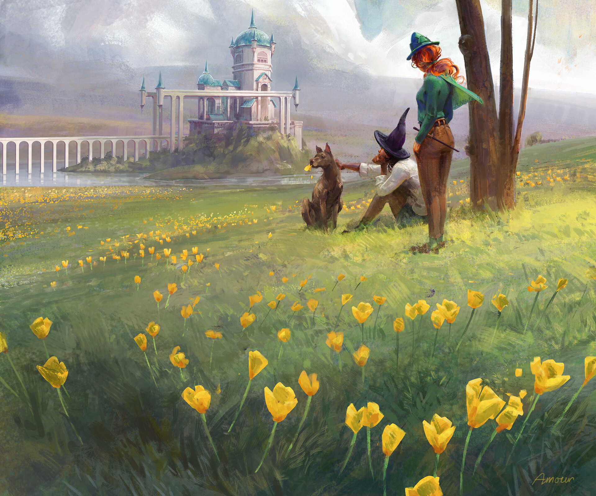 End of Summer by Martin Mottet : r/ImaginaryCastles