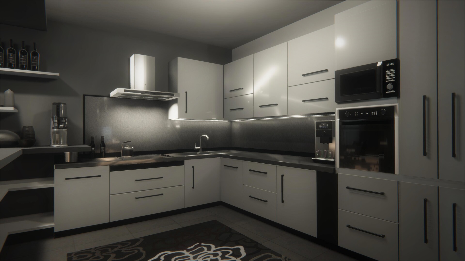 ArtStation - Living room & kitchen HDRP