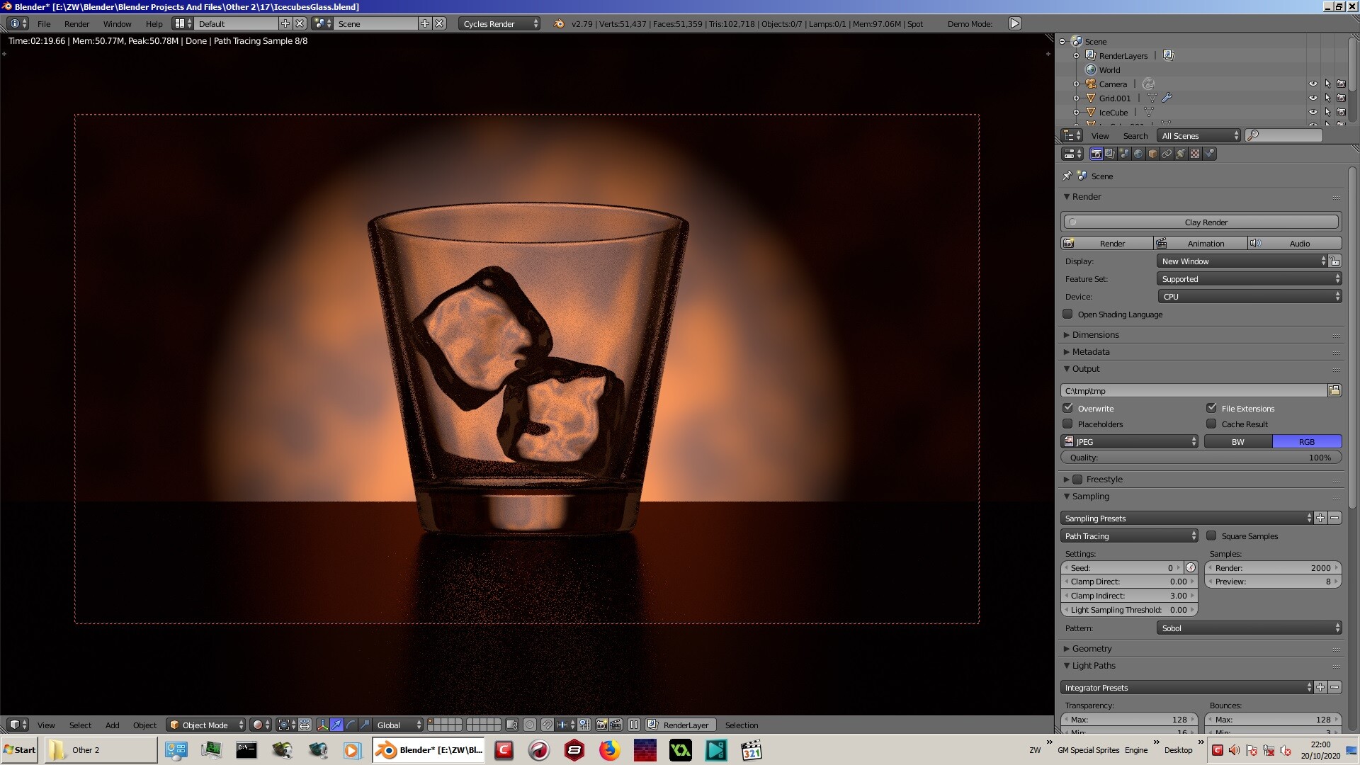 ArtStation - Glass & Ice In Scene