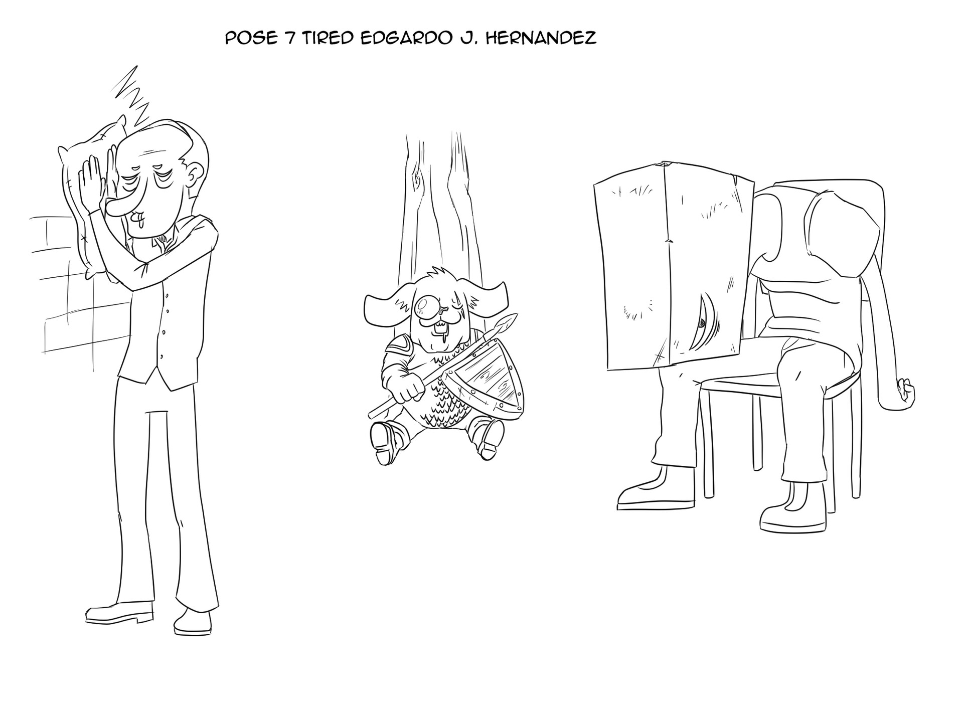 ArtStation - Pose 7 Tired