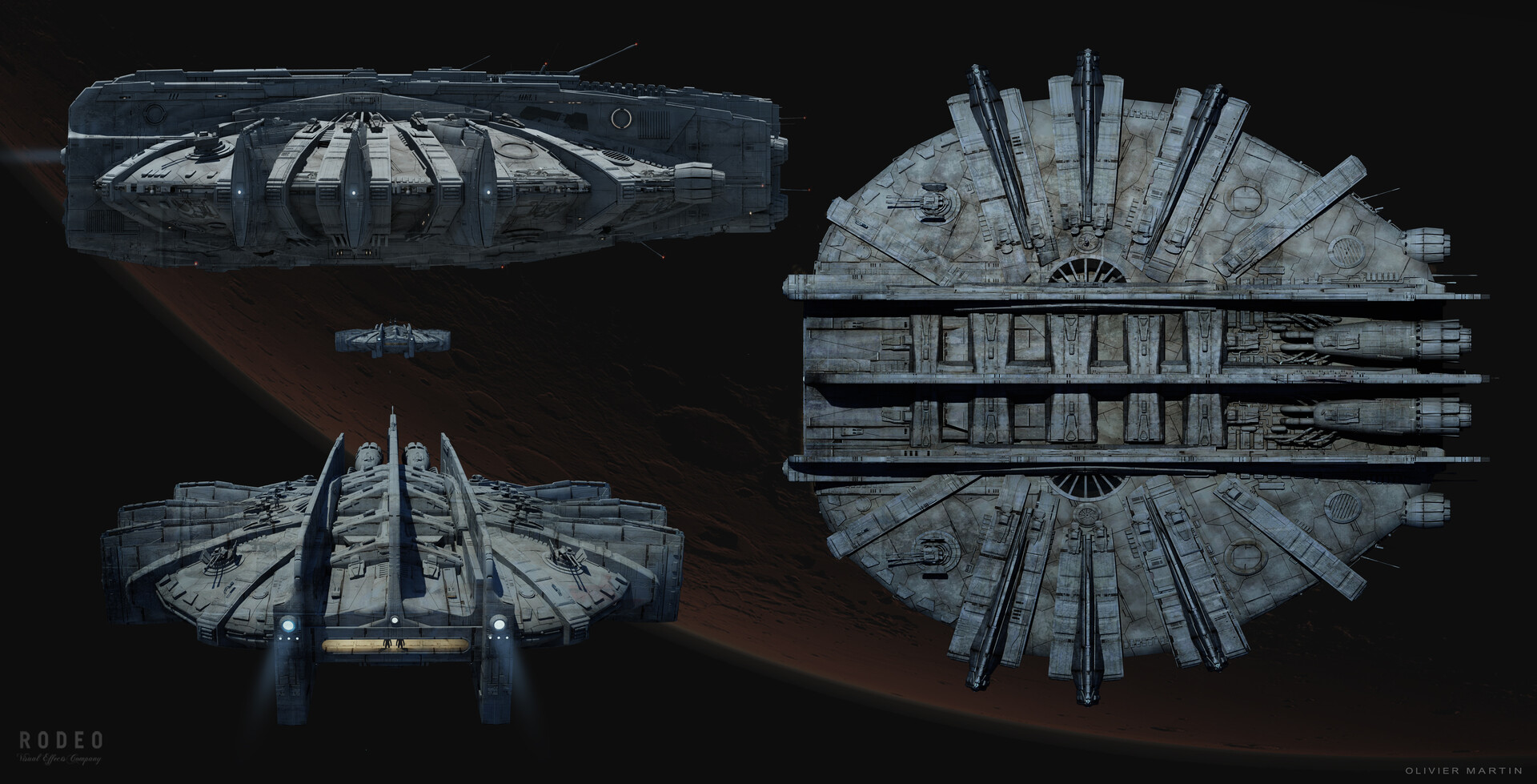 Olivier Martin - Valerian Intruder Spaceship