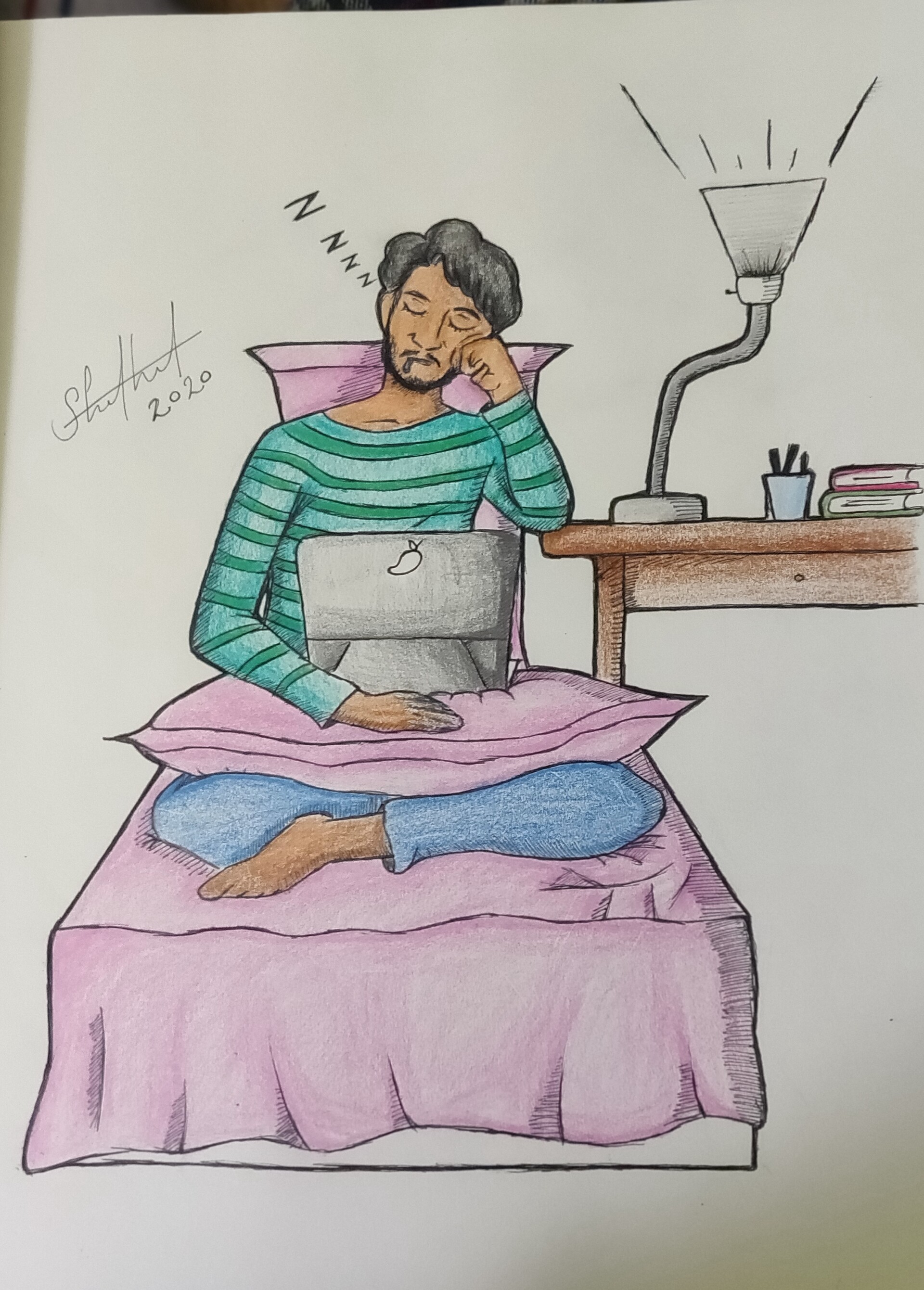 ArtStation - Inktober Prompt Sleep