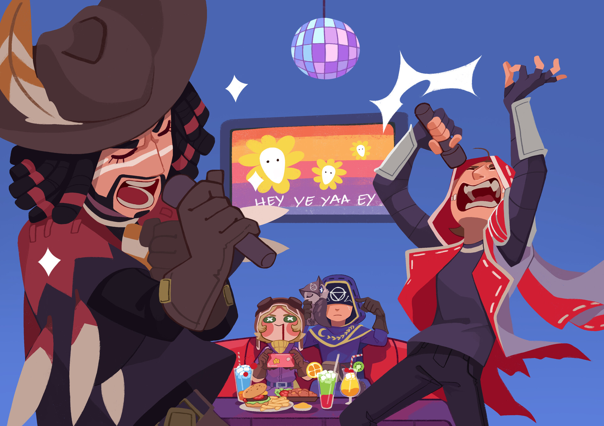 ArtStation - Karaoke Time with the IDV Squad