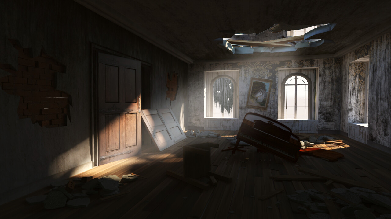 ArtStation - The Abandoned Room