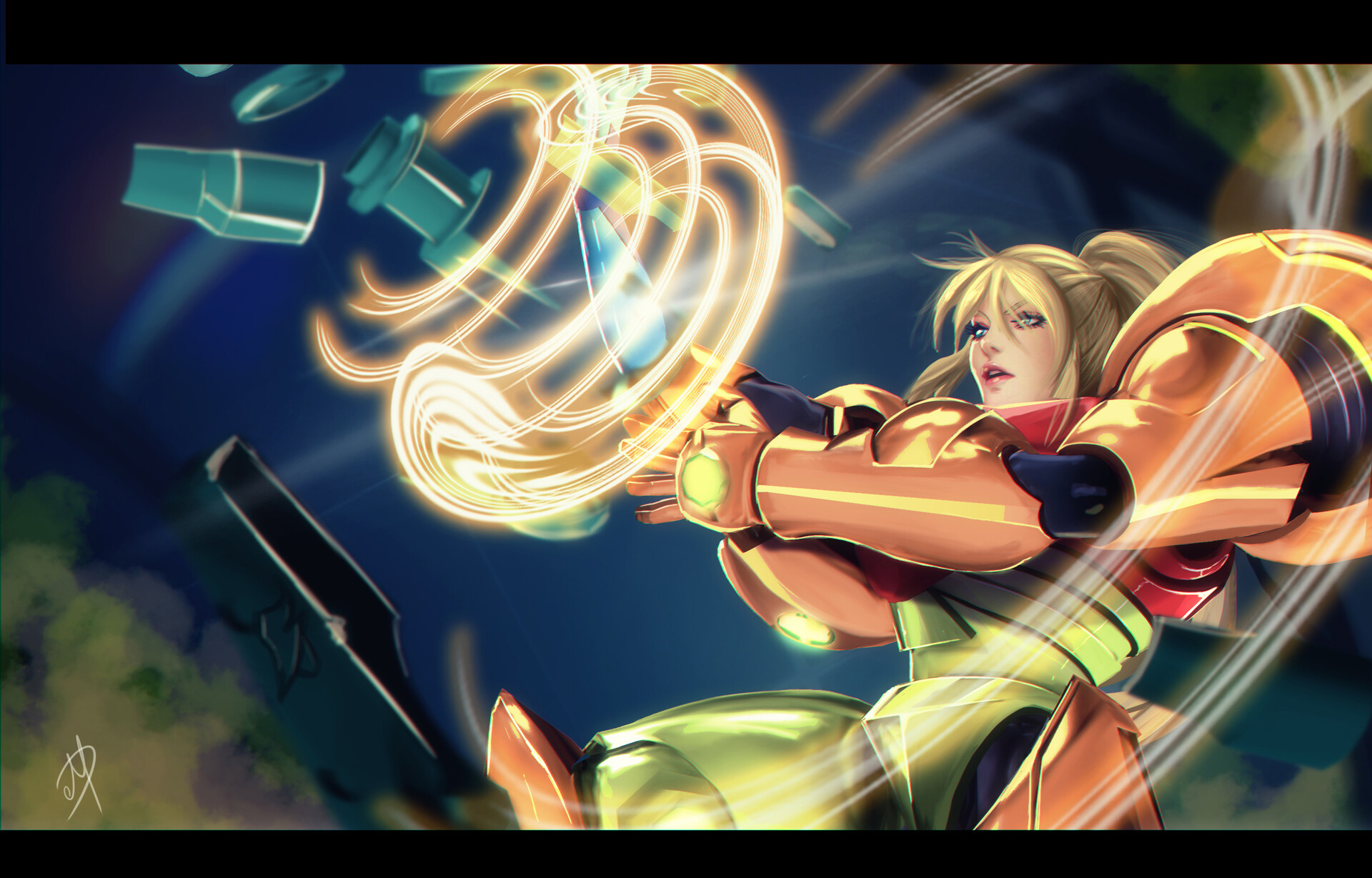 ArtStation - Samus is in trouble